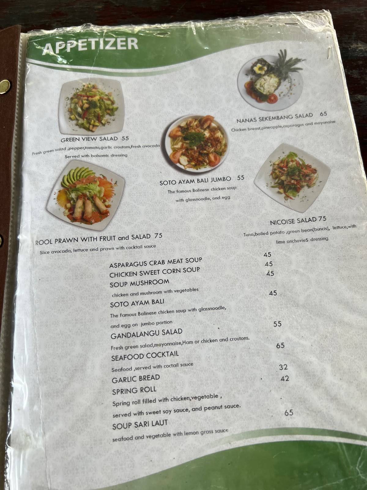 Menu at Restoran Bebek Joni restaurant, Peliatan