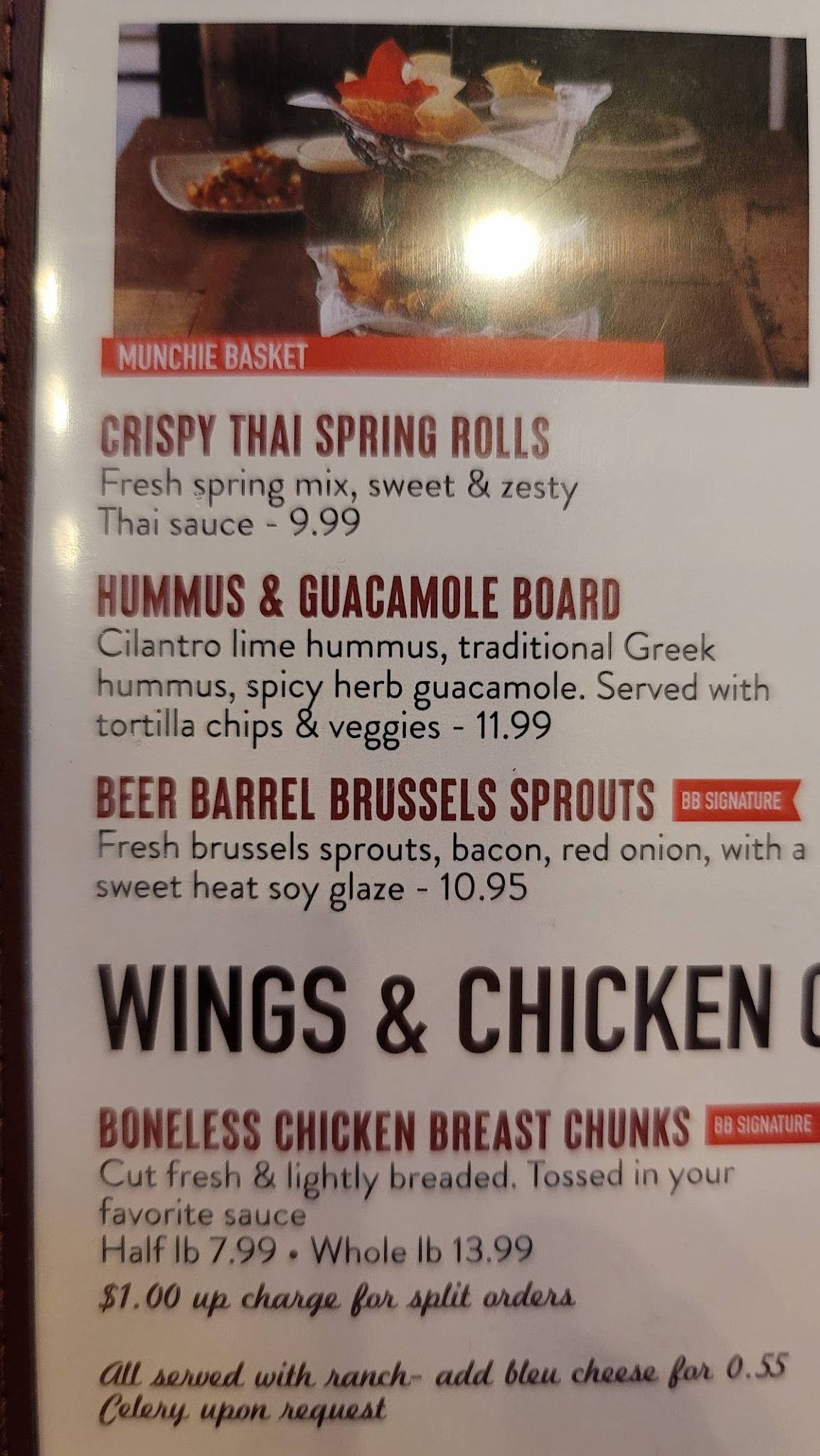 Menu at Beer Barrel Pizza & Grill, Van Wert