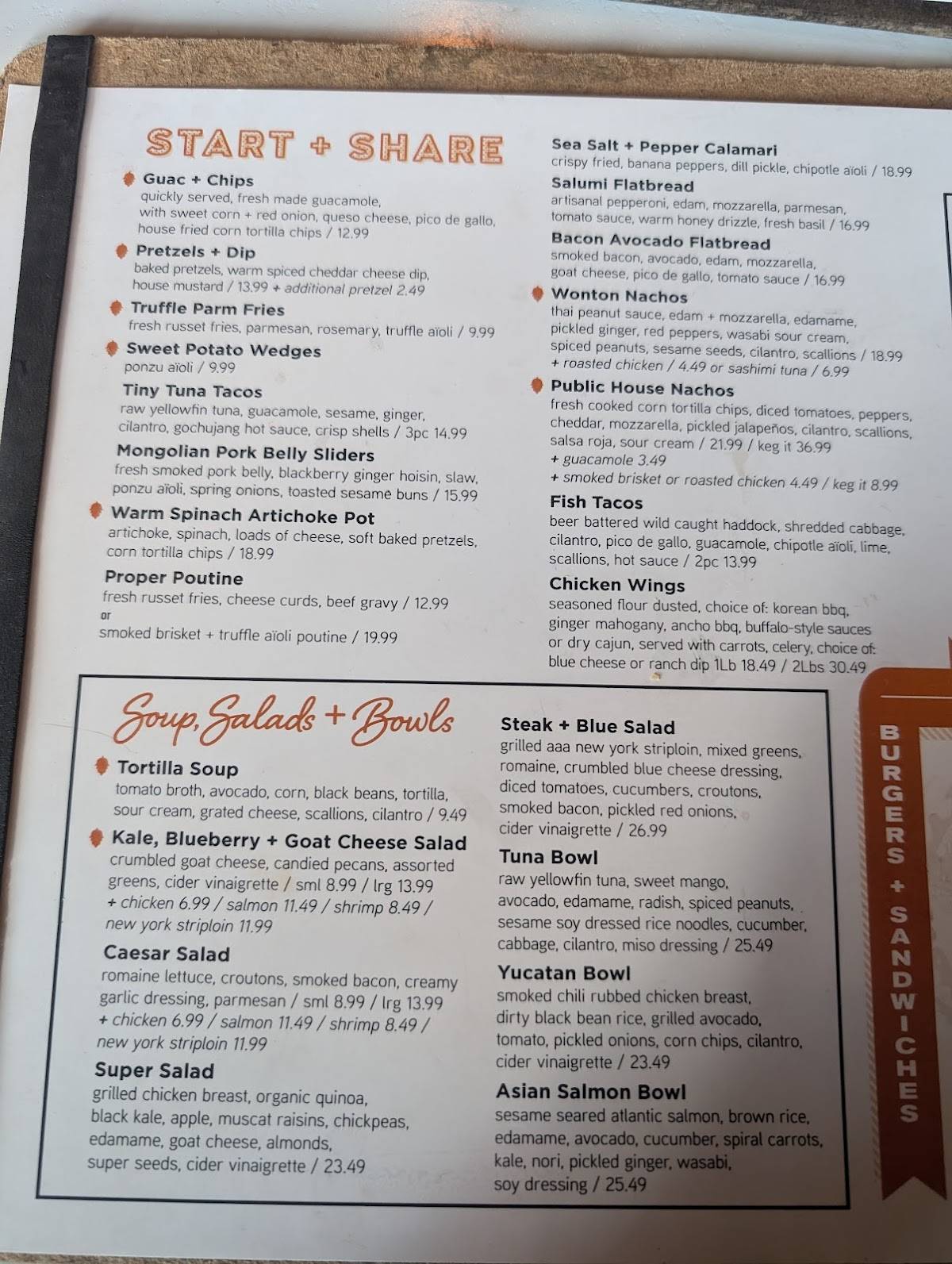 Menu at Beertown Public House Guelph, Guelph