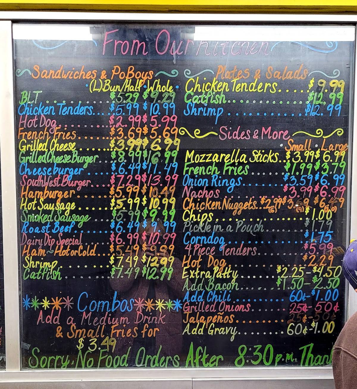 Menu at Dairy Dip LLC restaurant, Belle Chasse, LA-23