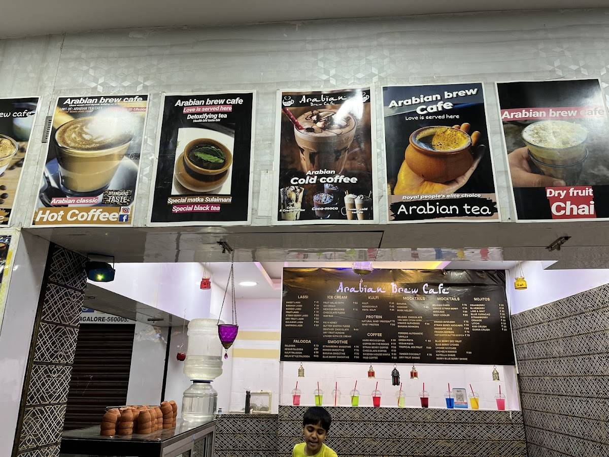 Menu at Arabian Tea Cafe, Bengaluru, 1