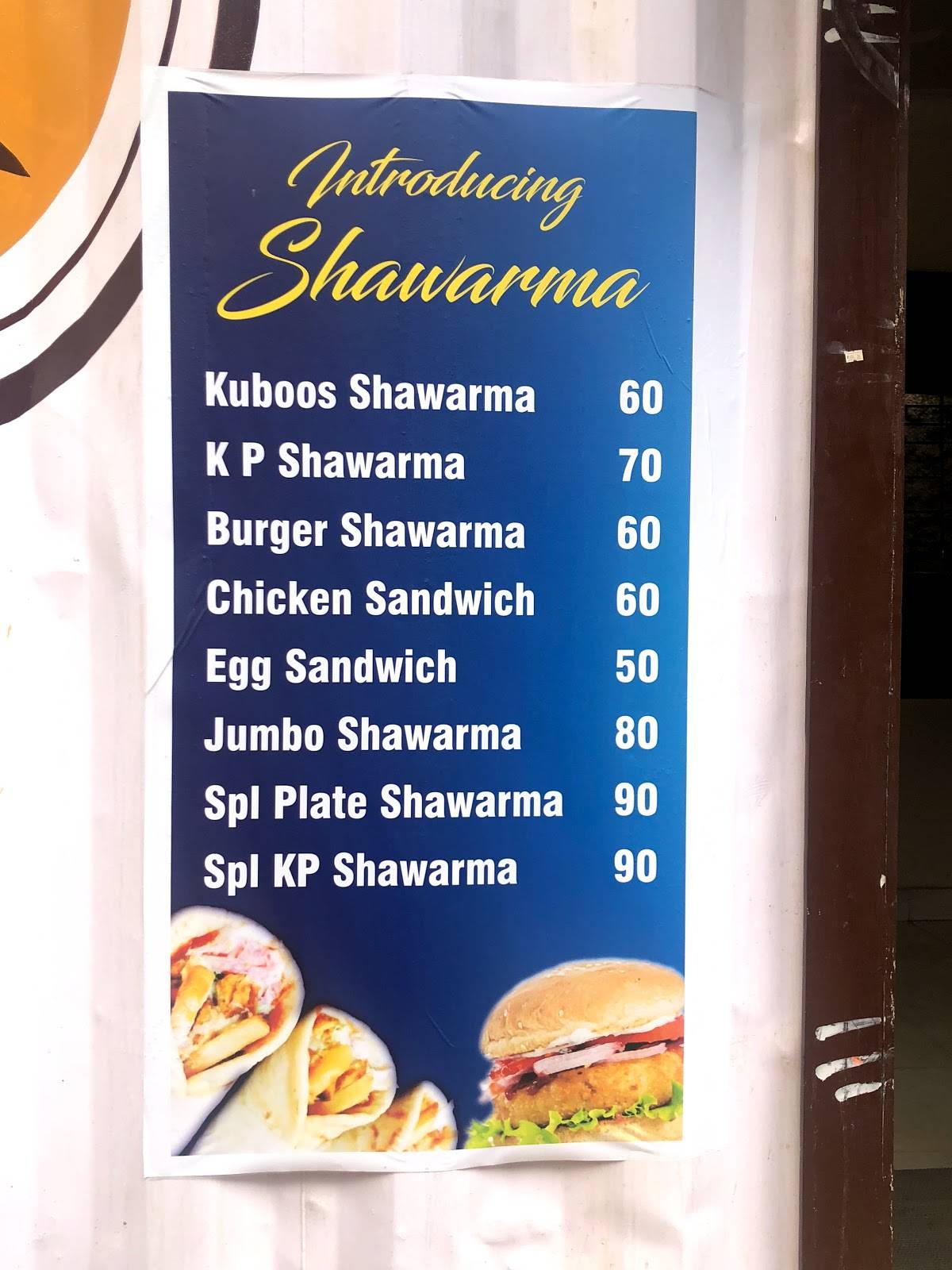 Menu at Container Coffee, Bengaluru
