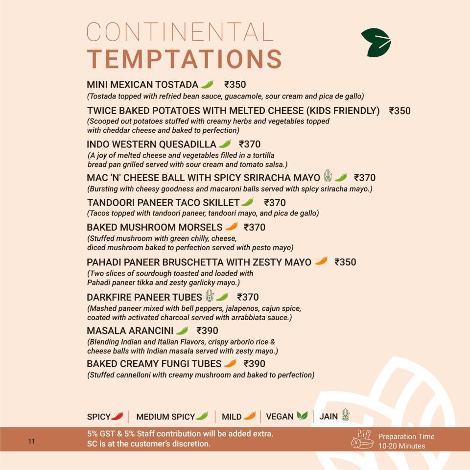 Menu at Neemsi Restaurant, Bengaluru