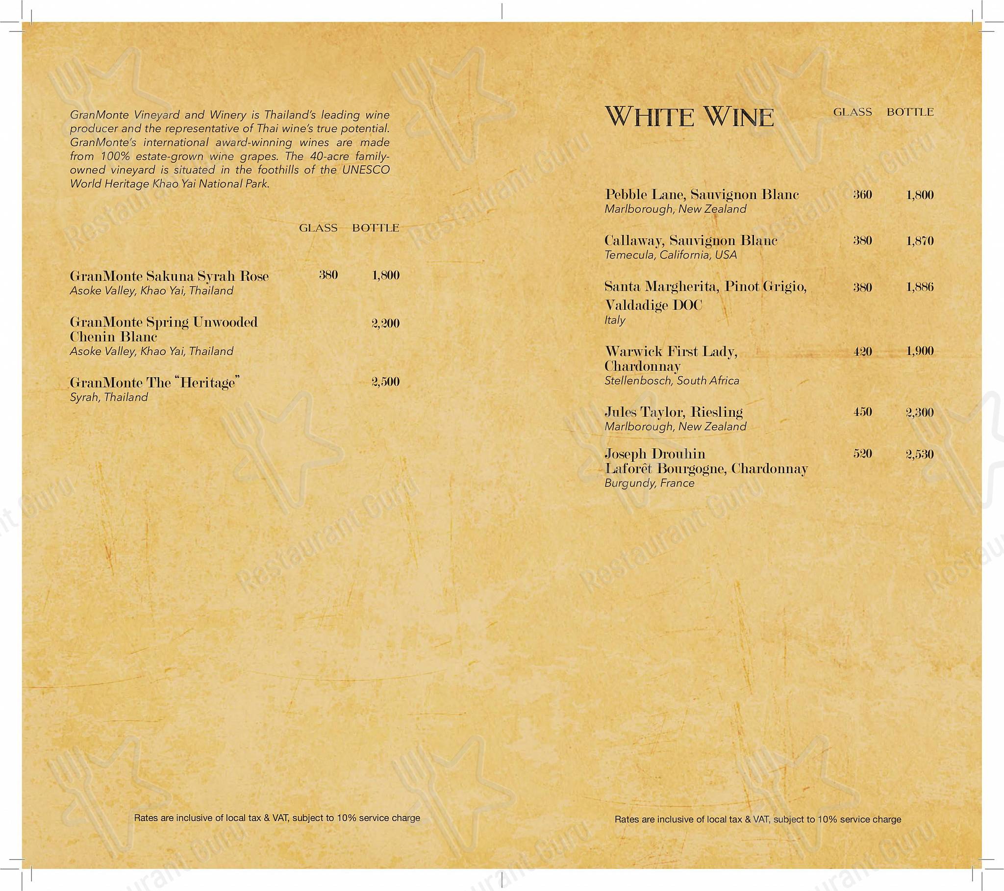 Menu at Benjarong Restaurant Dusit Thani Hotel, Makati