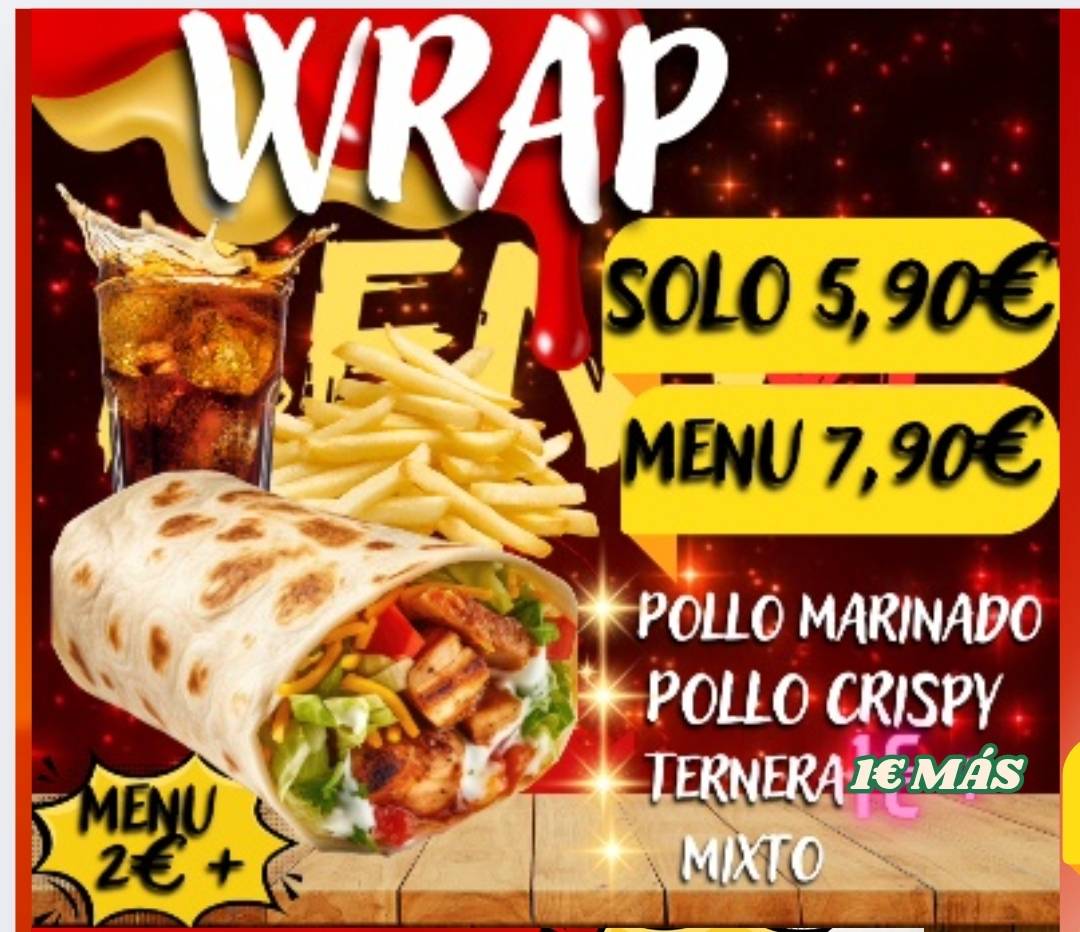 Carta del restaurante Beny XL, Fuengirola