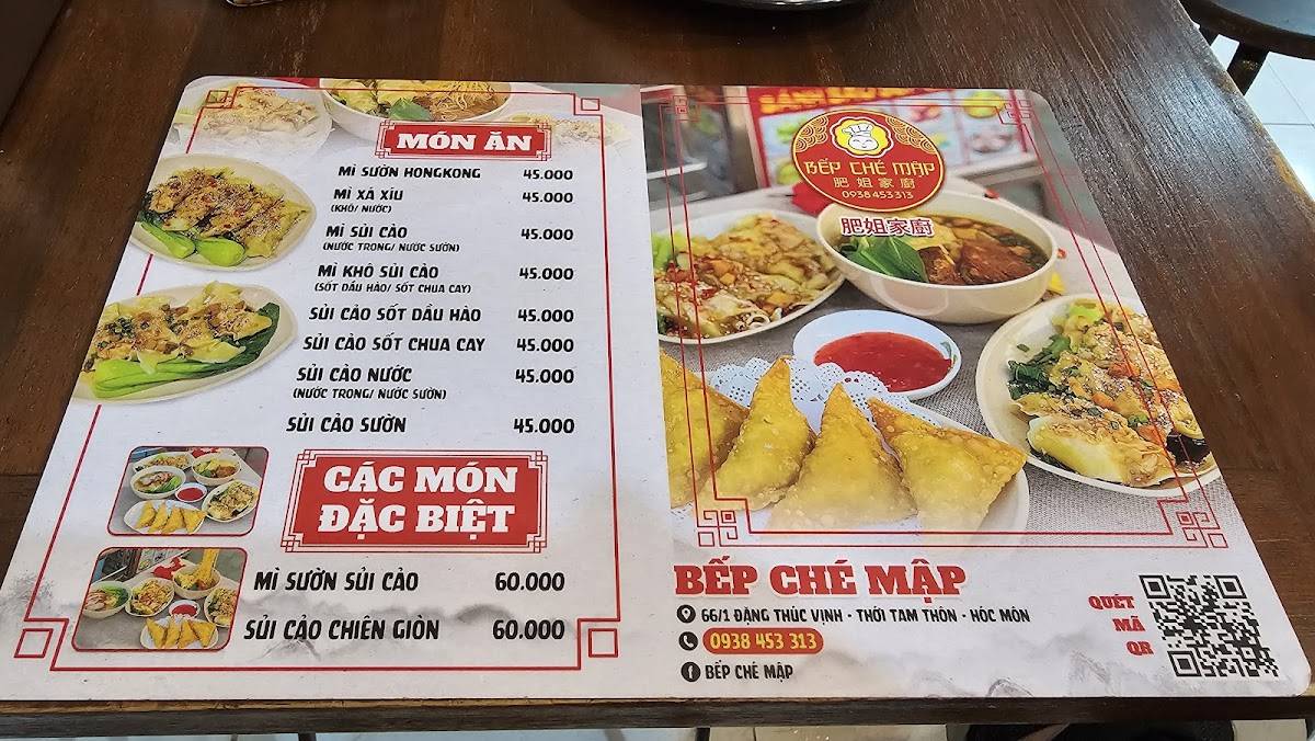 Carta del restaurante Bếp Ché Mập, Ciudad Ho Chi Minh (Saigón)