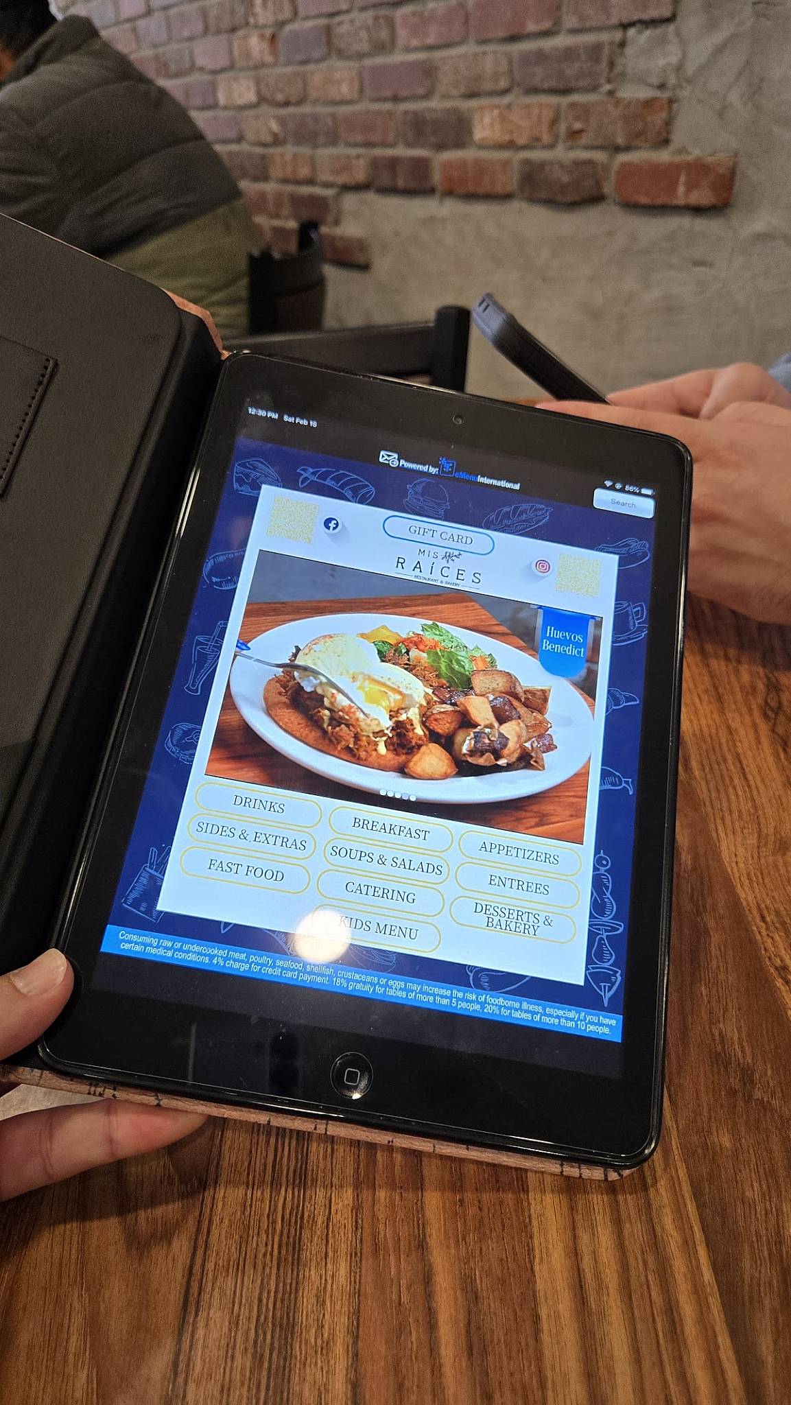 Menu at Mis Raíces Restaurant & Bakery, Bethlehem