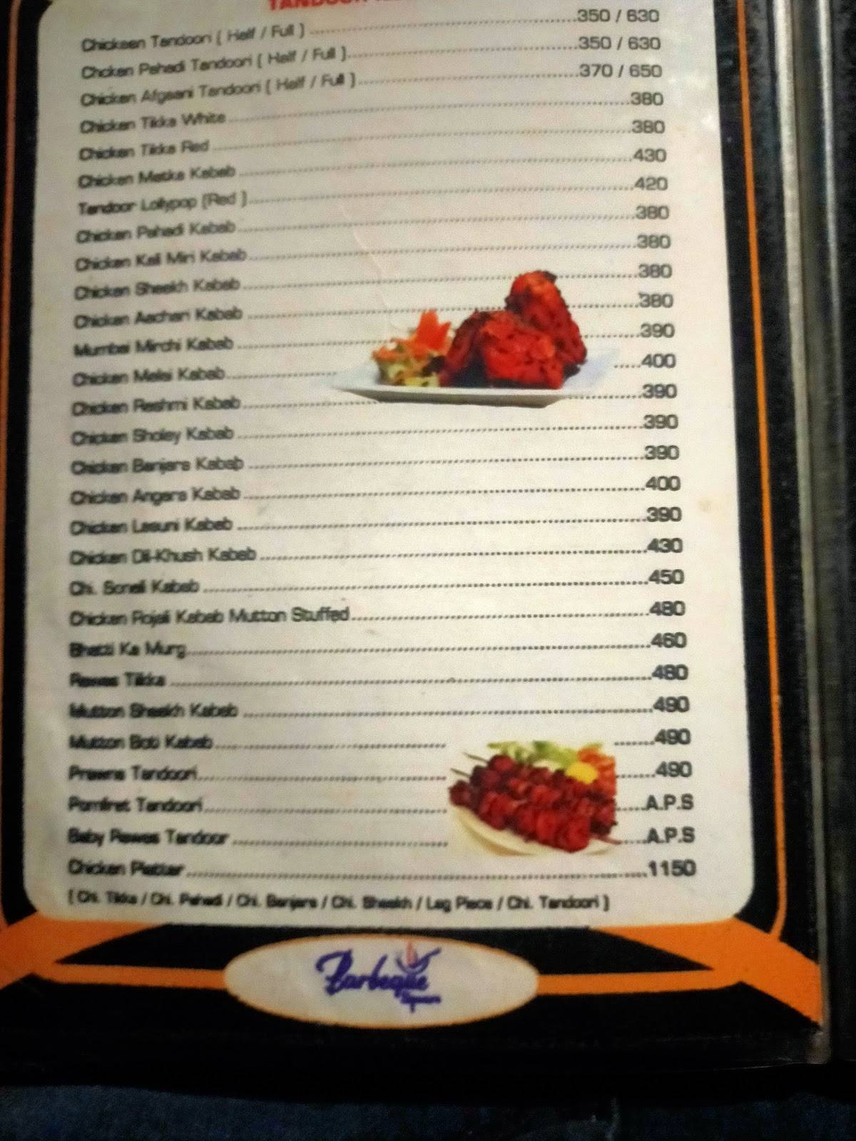 Menu at Barbeque Square, Kalyan