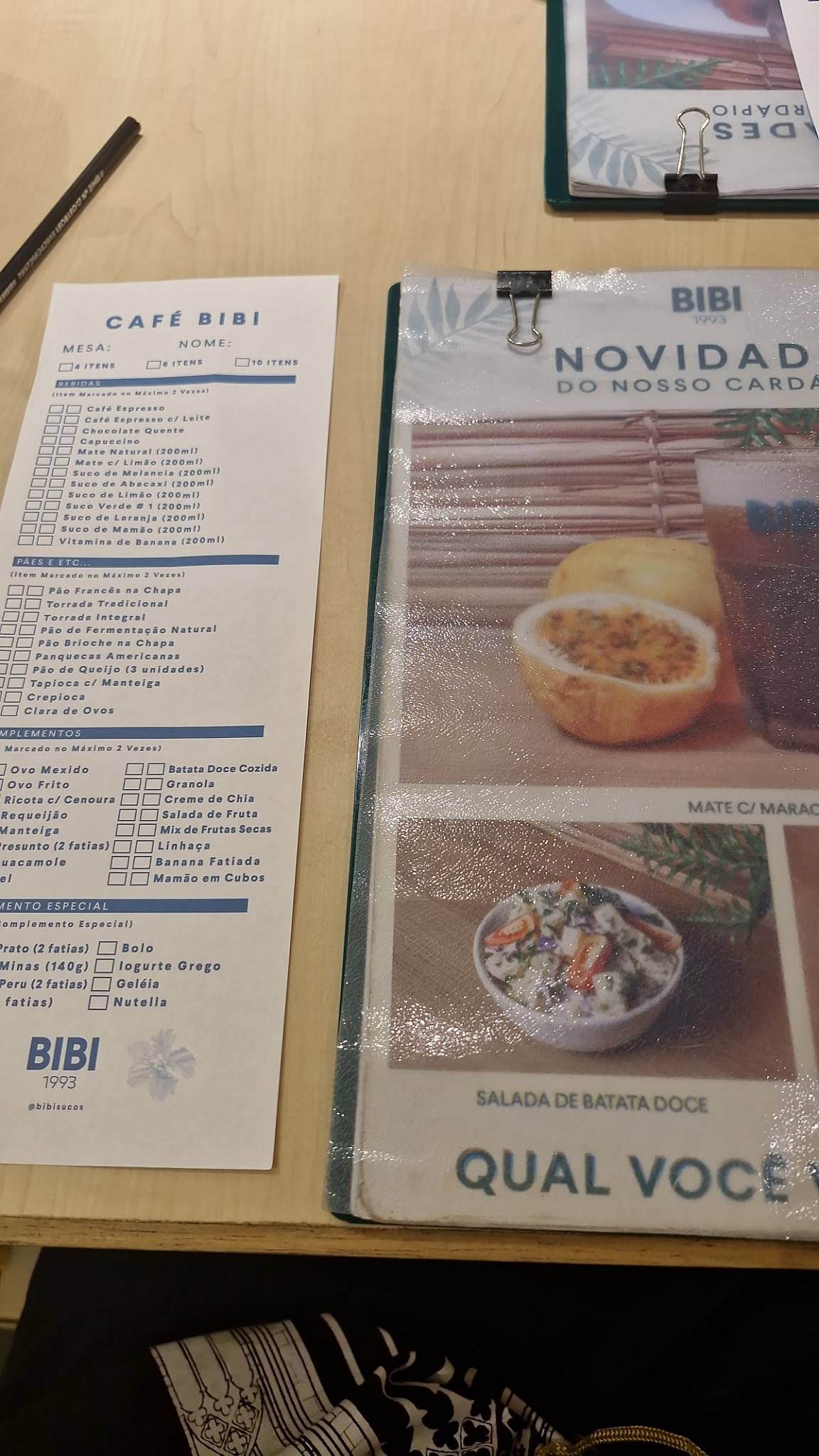 Menu em Bibi Sucos - Leme restaurante, Rio de Janeiro