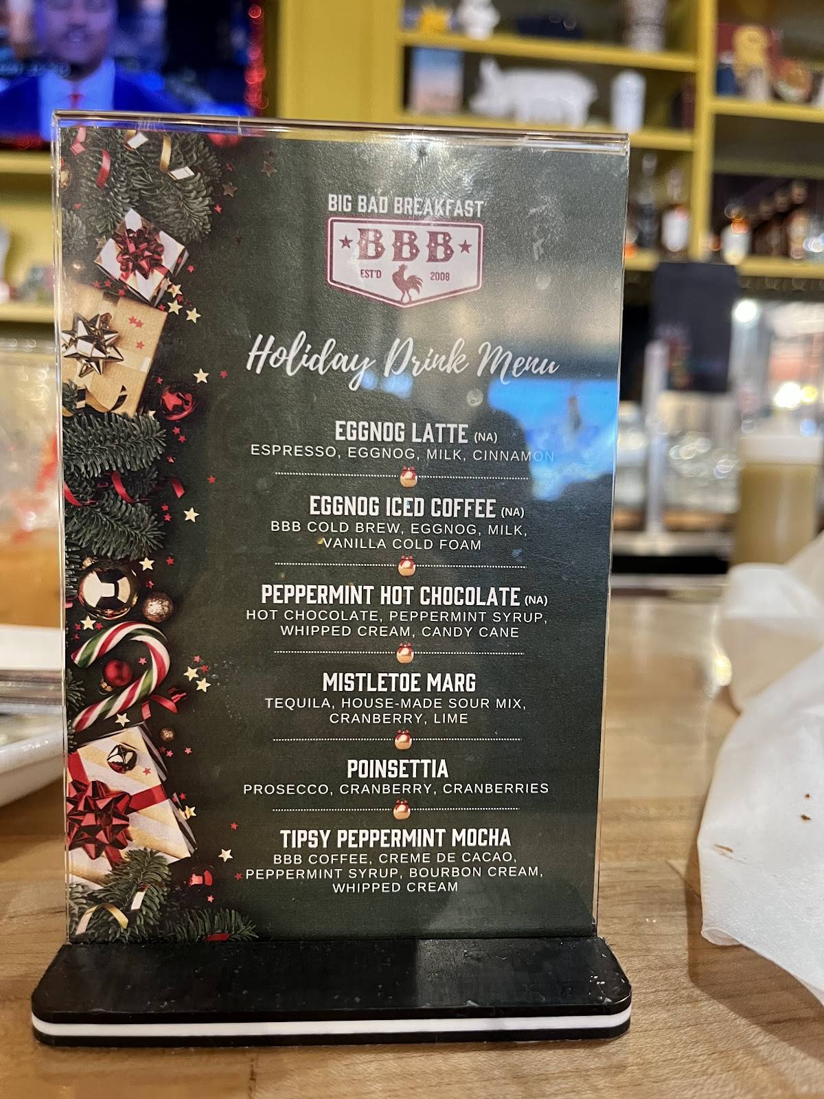 Menu at Big Bad Breakfast Barret Ave., Louisville