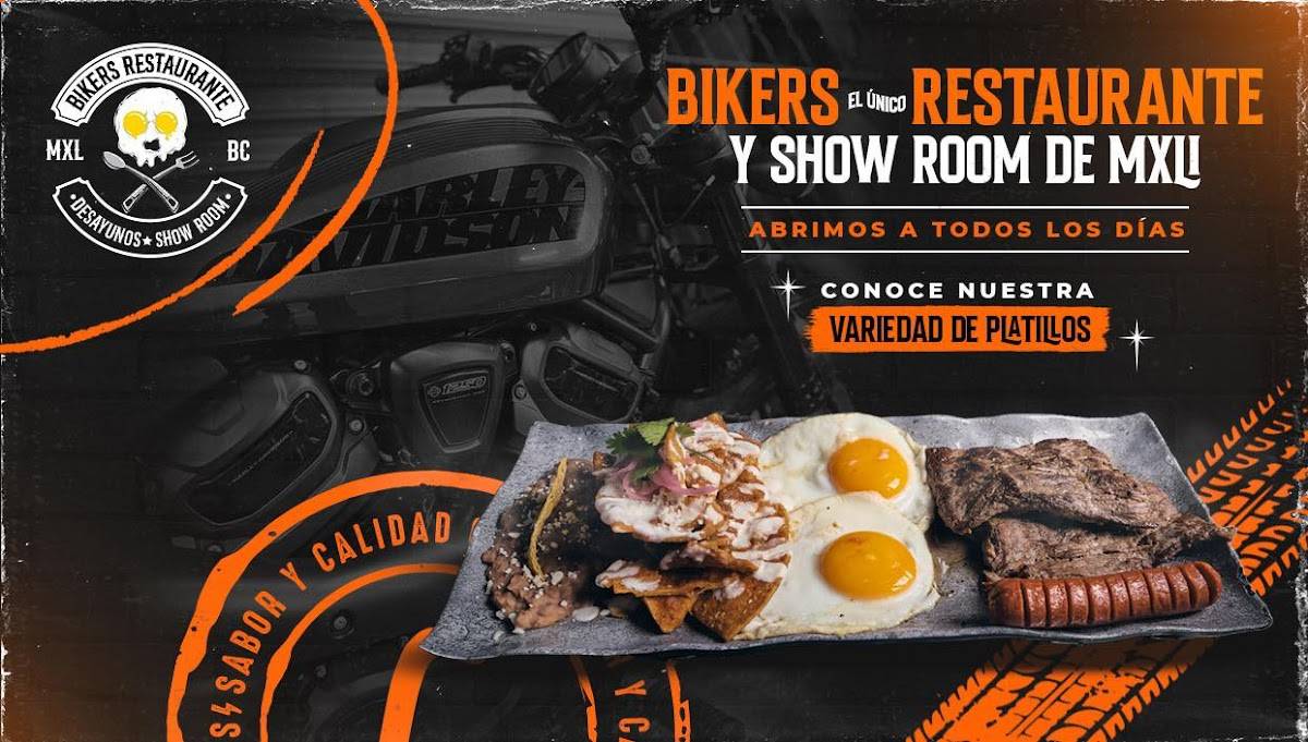 Menu at Bikers Restaurante y Show Room, Mexicali