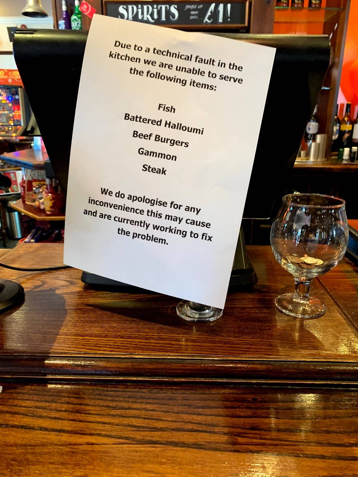 Menu at Bakers Dozen pub & bar, Bootle, switch island leisure park