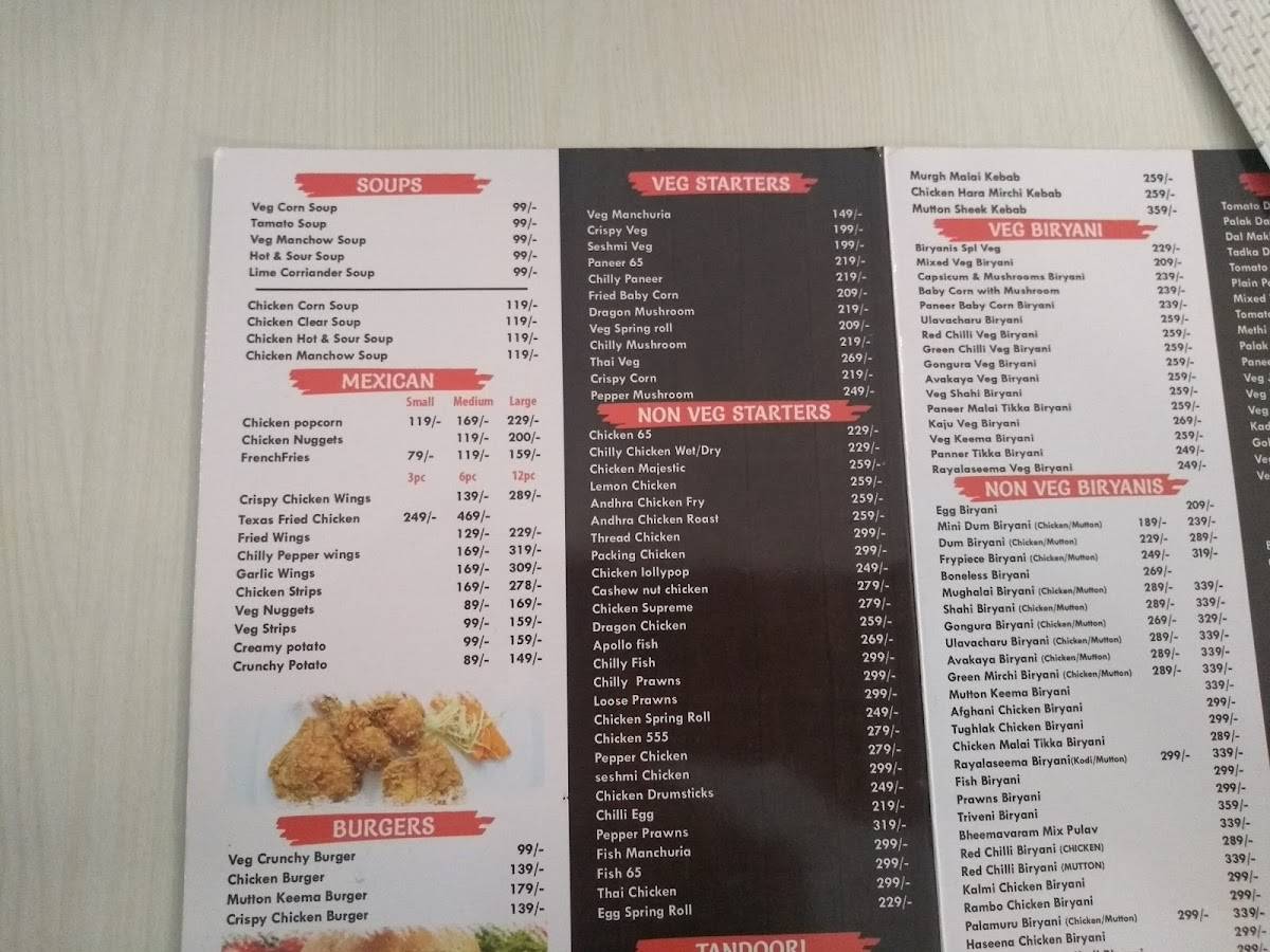 Menu at Biryanis and More Jayanagar, Bengaluru, 27B