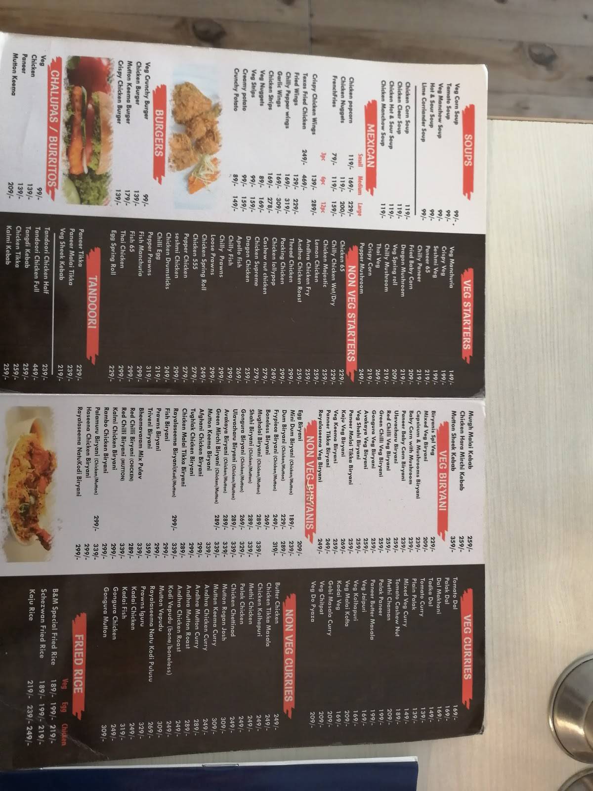 Menu at Biryanis and More Jayanagar, Bengaluru, 27B