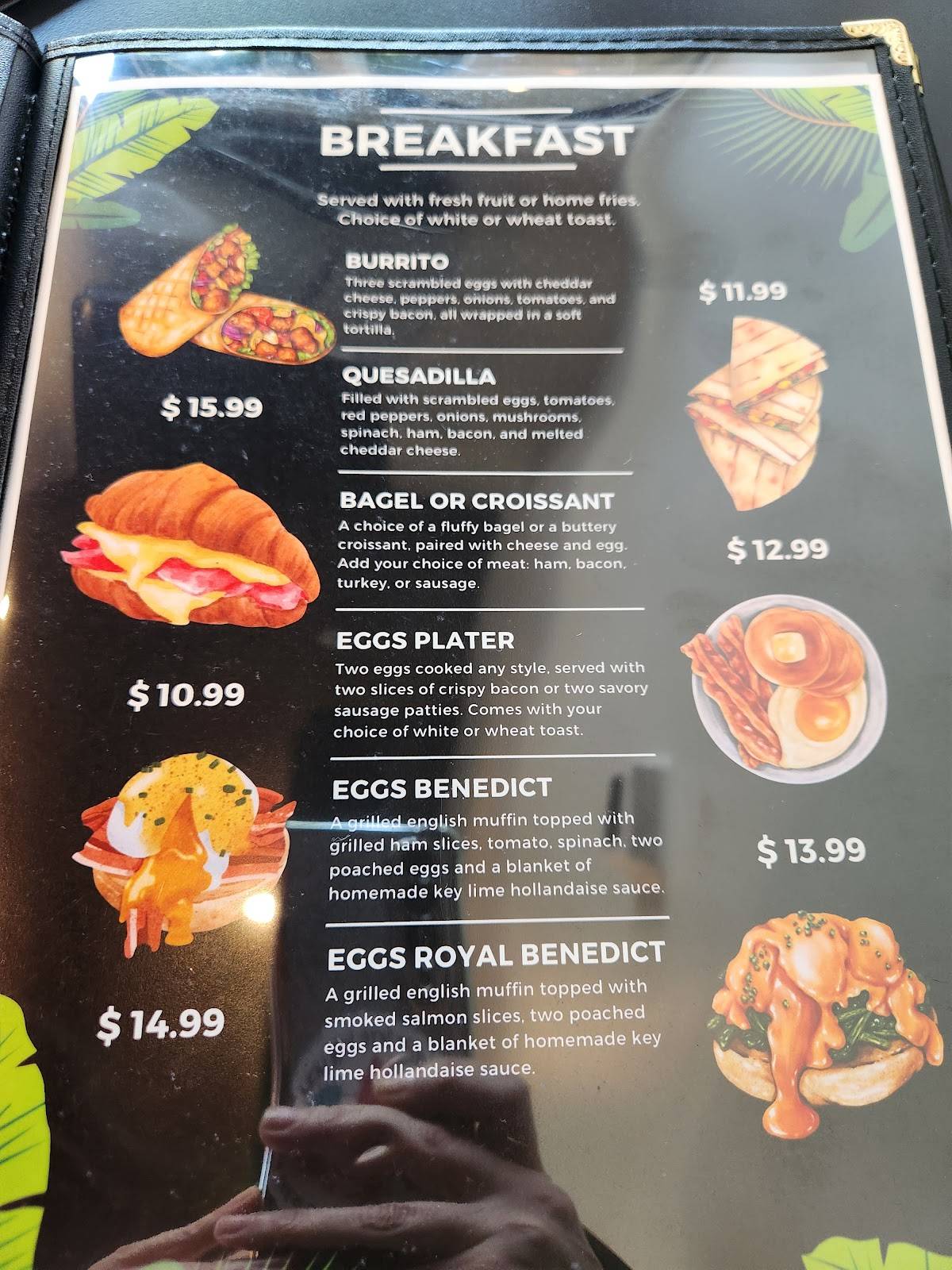 Menu at Biscotti's Cafe, Fort Myers