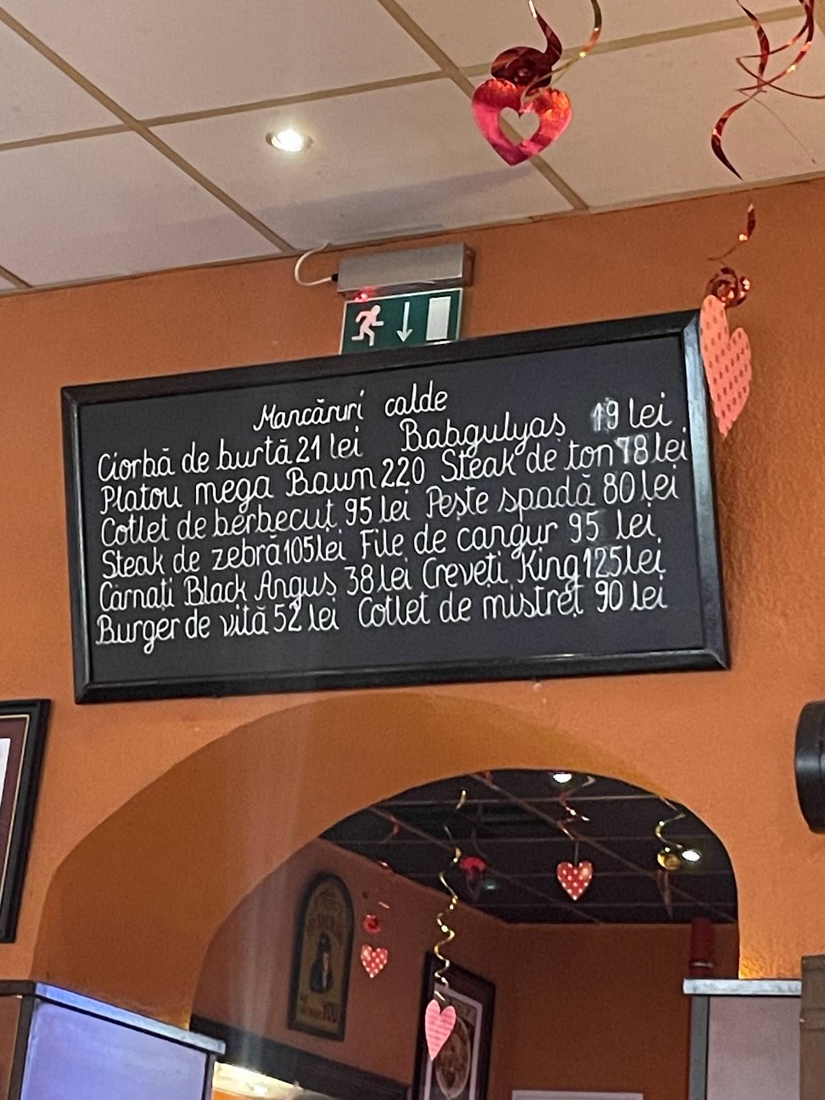 Menu at Bistroteca Baum, Dumbrăveni