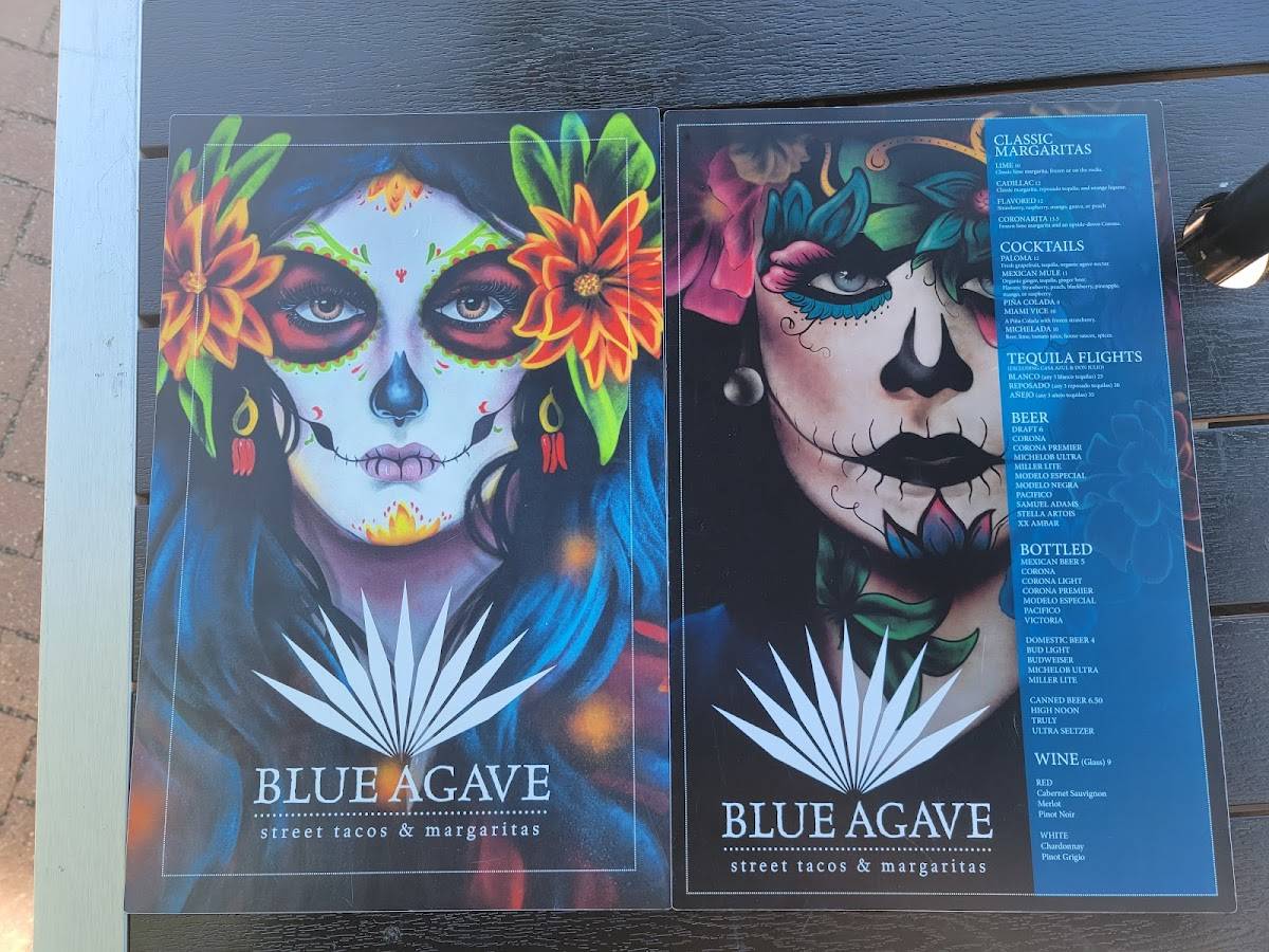 Menu at Blue Agave Tacos and Margaritas - Coralville, IA pub & bar ...