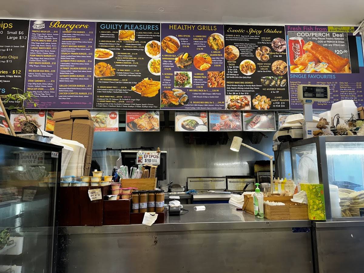 Menu at Blue Marlin Fish and Chips fast food, Sutherland