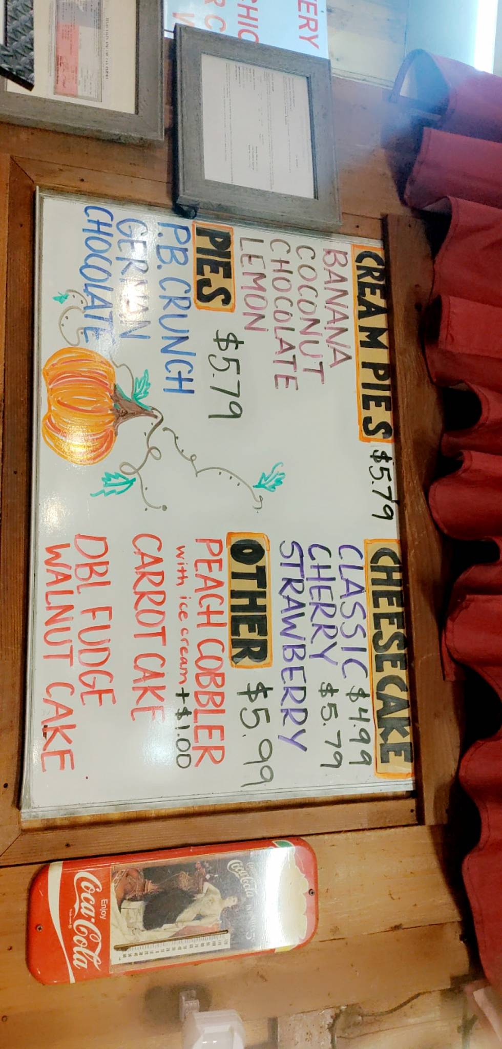 Menu at Blue Mound Cafe - Belknap, Fort Worth