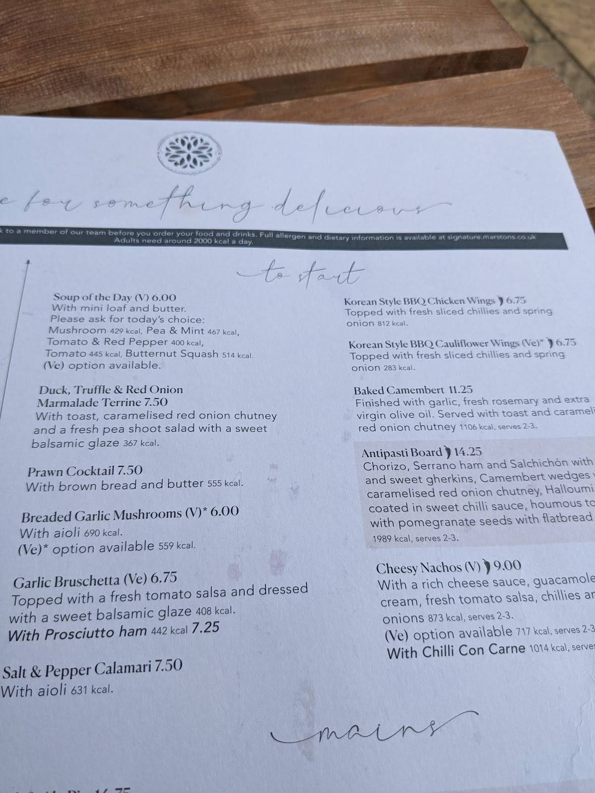 Menu at Boat House pub & bar, Daventry