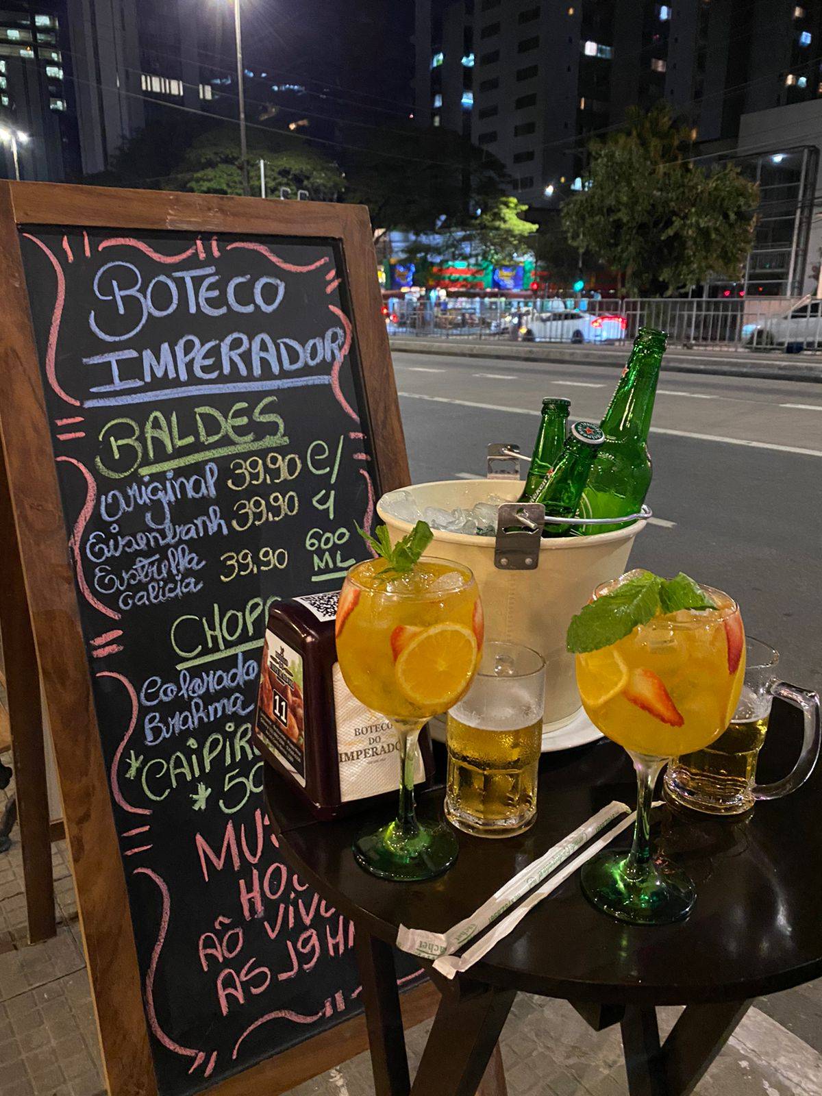 Menu at Boteco do Imperador restaurant, São Paulo, Av. Engenheiro Luís ...