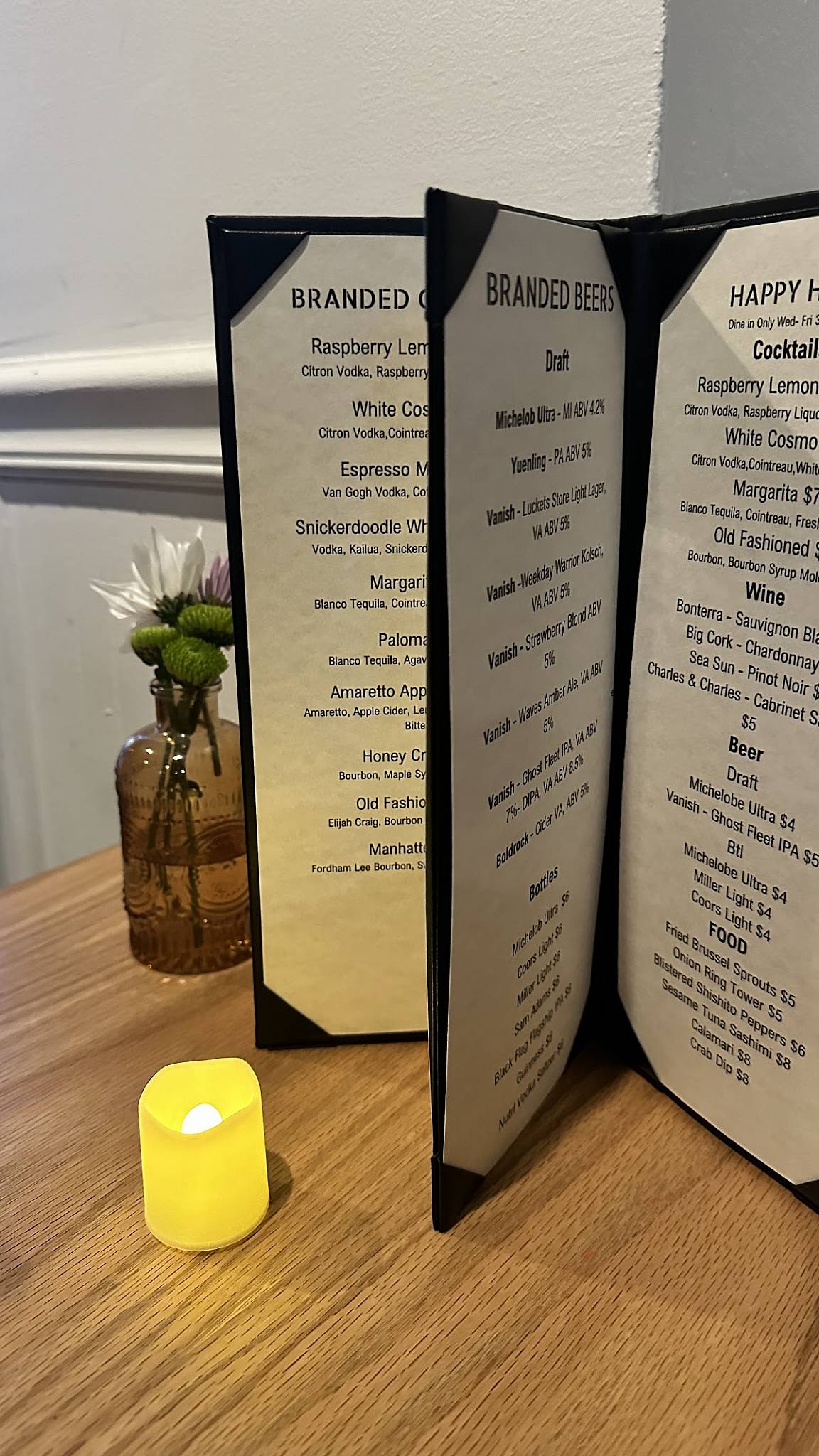 Menu at Branded Chophouse steakhouse, Boonsboro