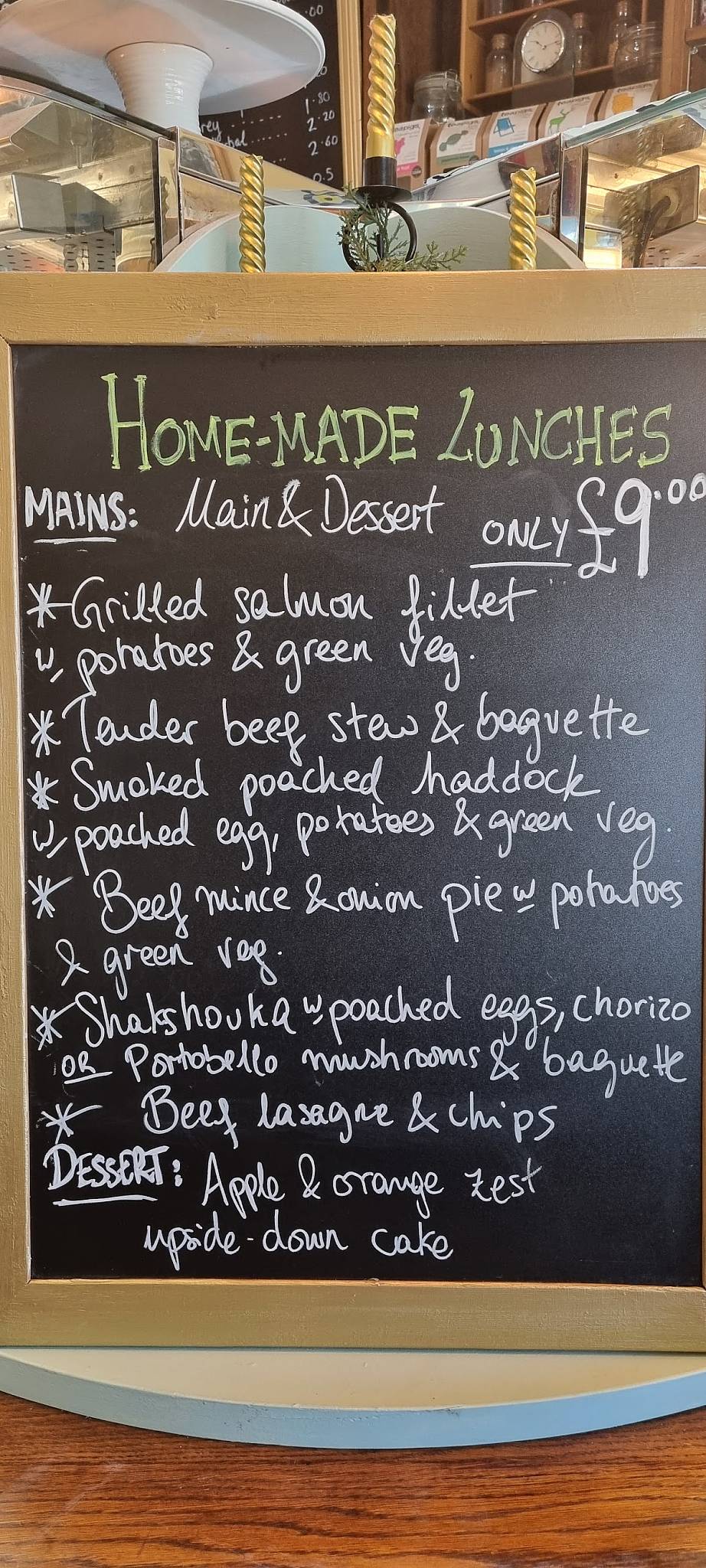 Menu at Bread and Marmalade Cafe, Woodford