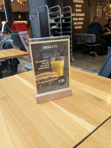 Menu at Bread & co, Utrecht