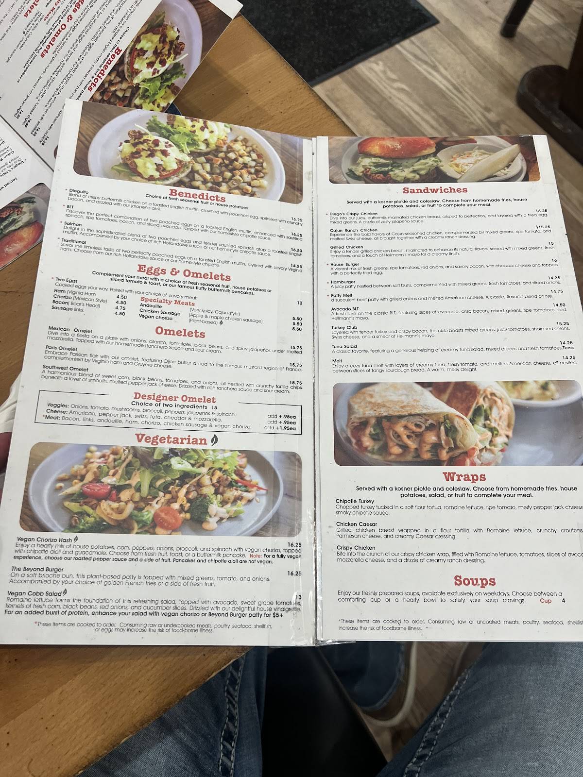 Menu at Breakfast House restaurant, Chicago, W Grand Ave