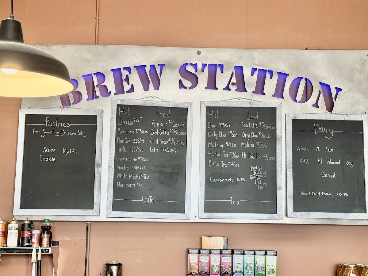 Menu at Brew Station Coffee Co desserts, Tucson