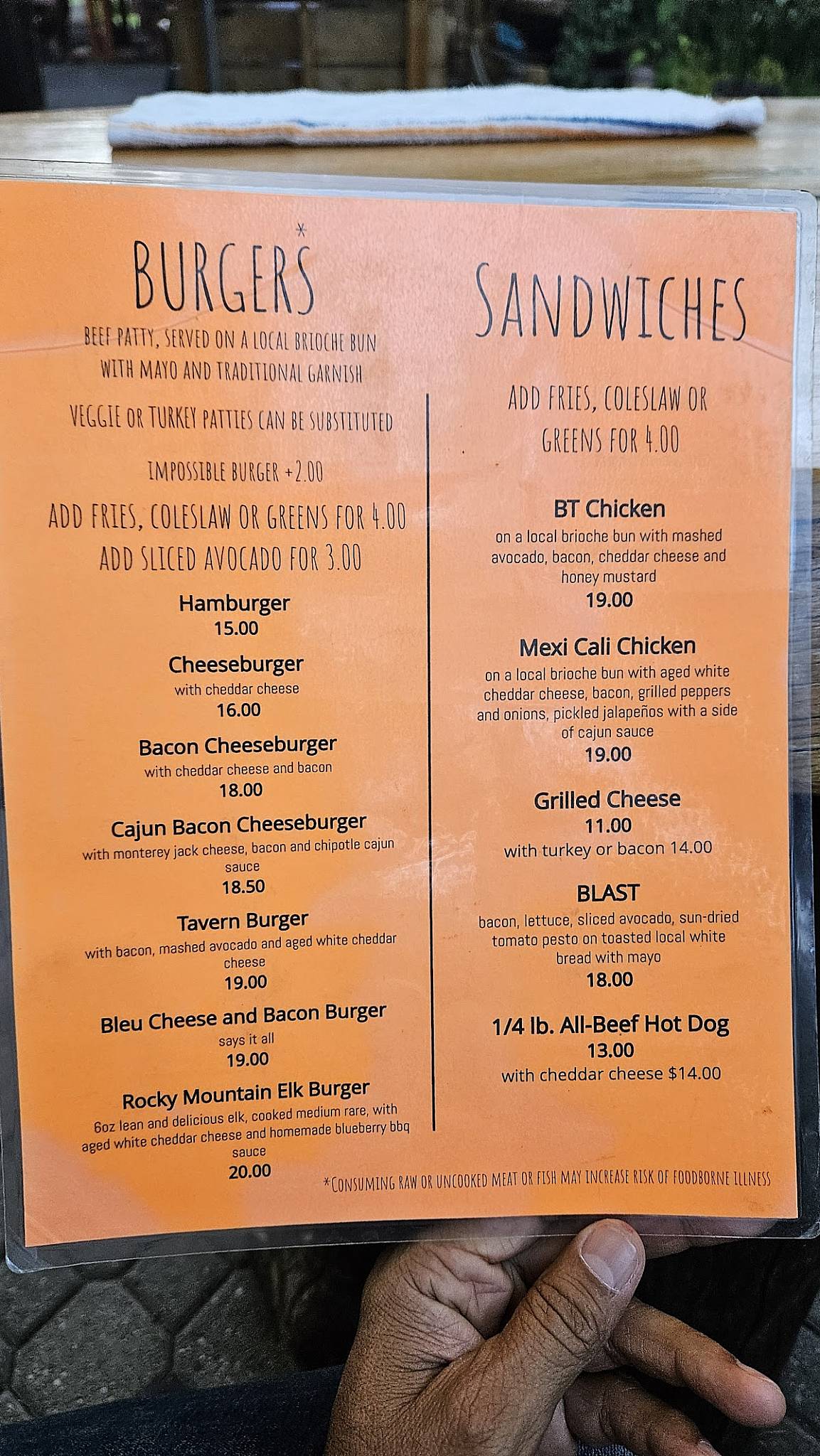 Menu at Bridgetender Tavern and Grill pub & bar, Tahoe City