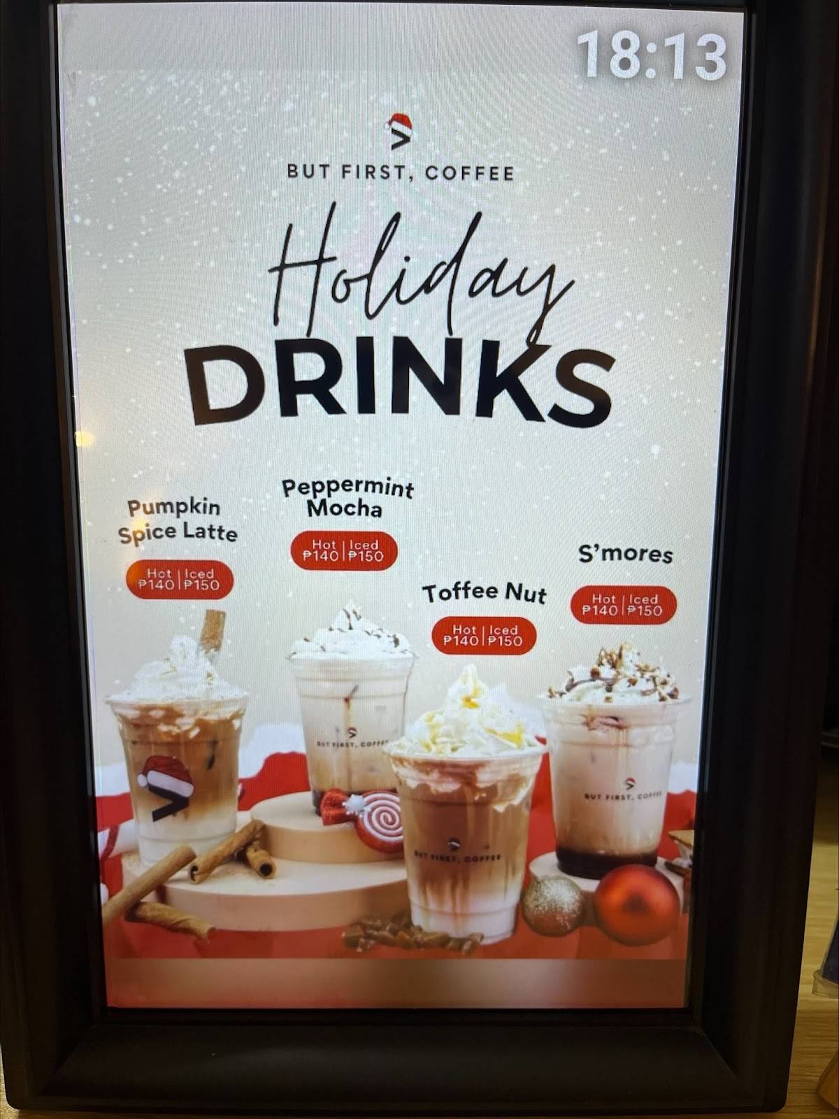 Menu at But First, Coffee (BFC) - Baguio Bonifacio, Baguio