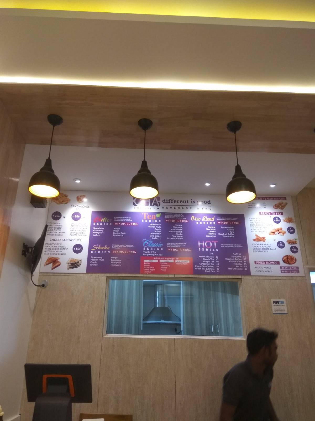 Menu at CHA Republic, Chennai, Shop No. 5