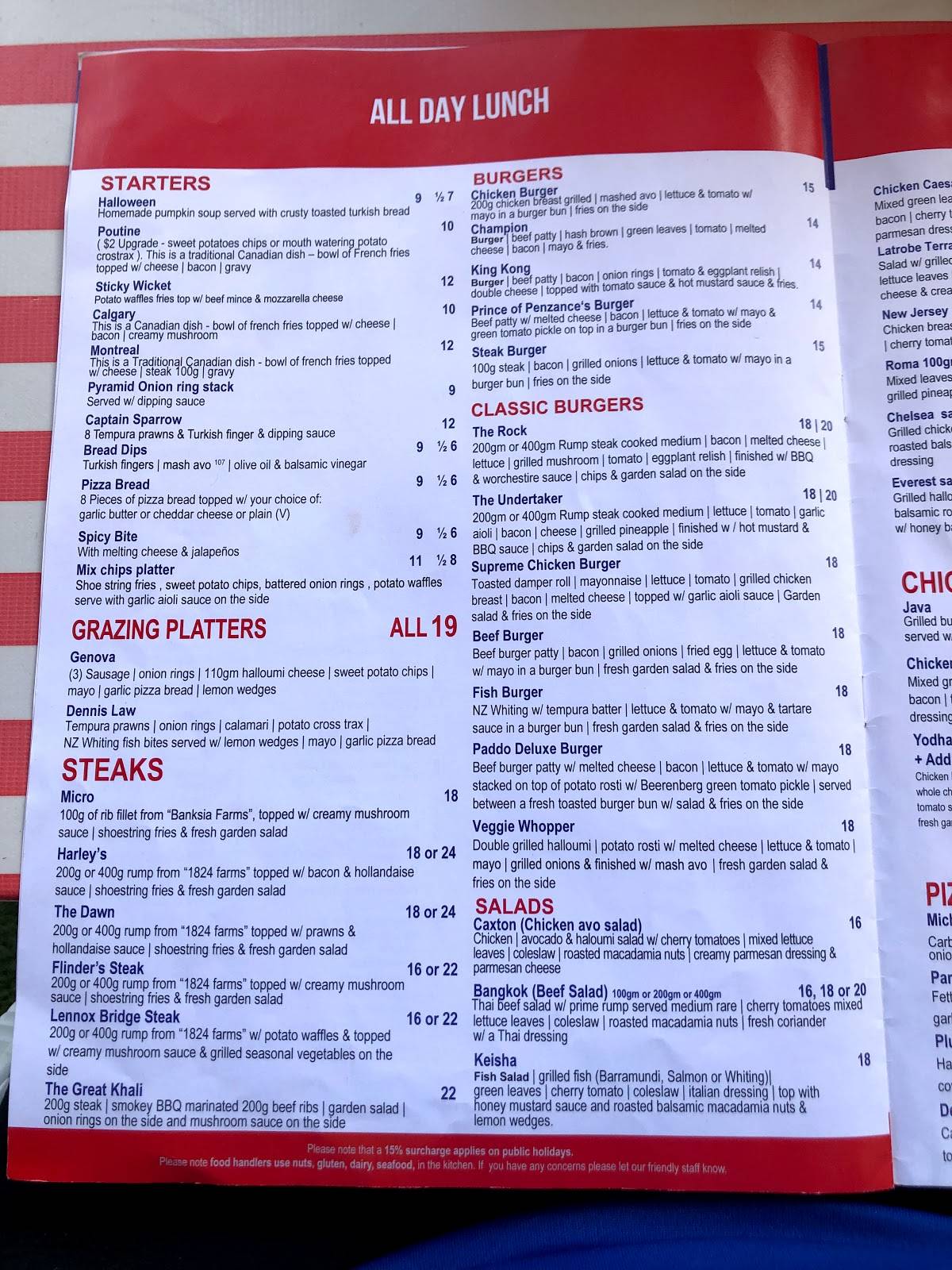 Menu at 107 Coffee Terminal / Sabroso Browns Plains cafe, Browns Plains