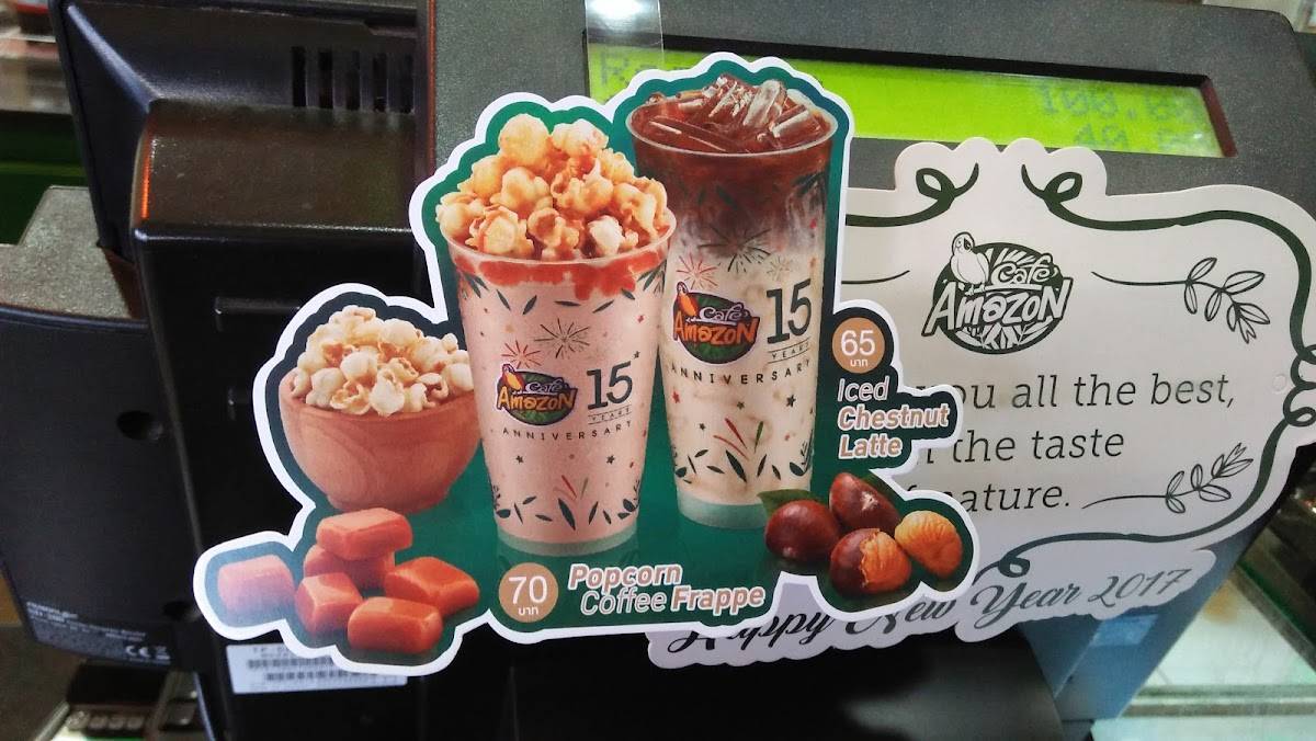 Menu at Cafe Amazon, Mae Ramat