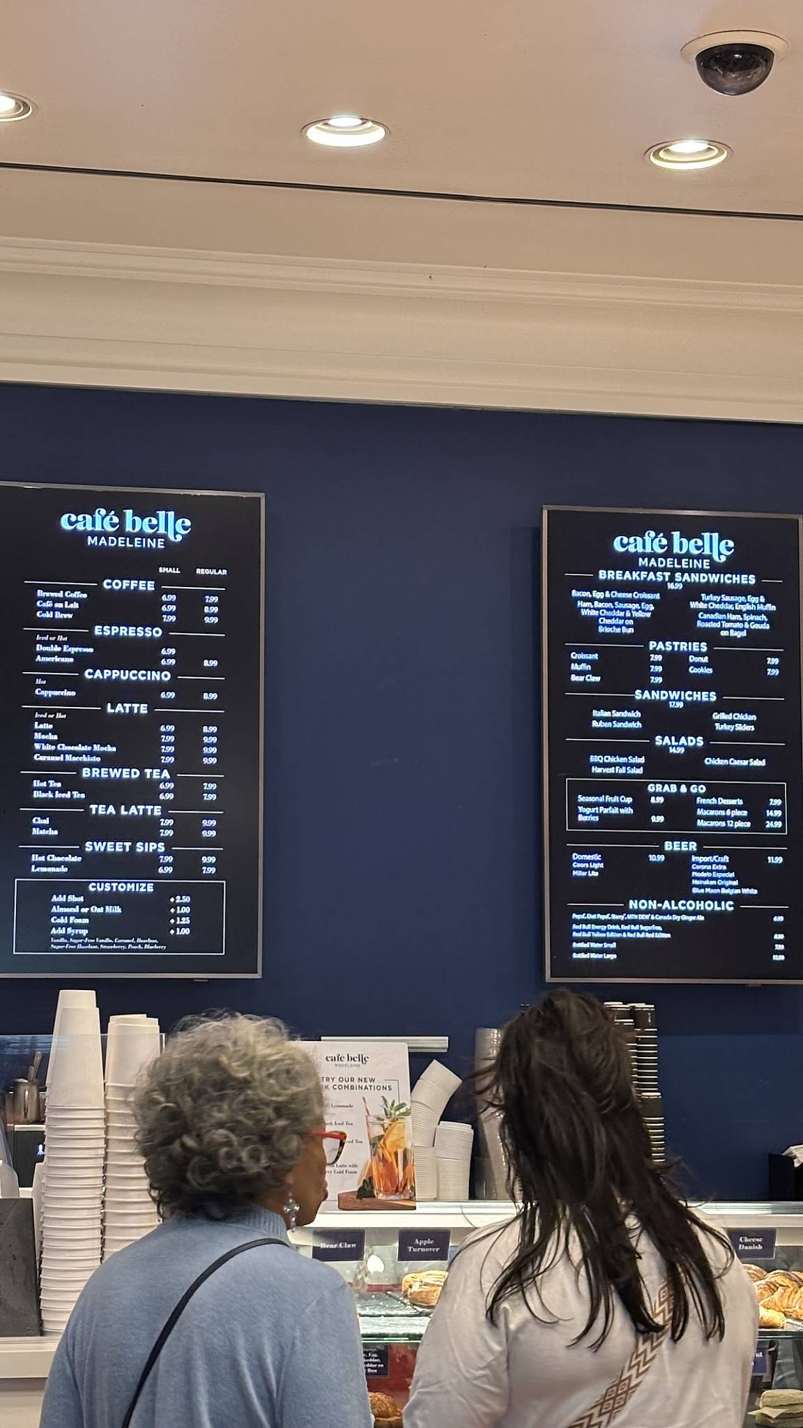 Menu at Cafe Belle Madeleine, Las Vegas, Las Vegas Blvd S