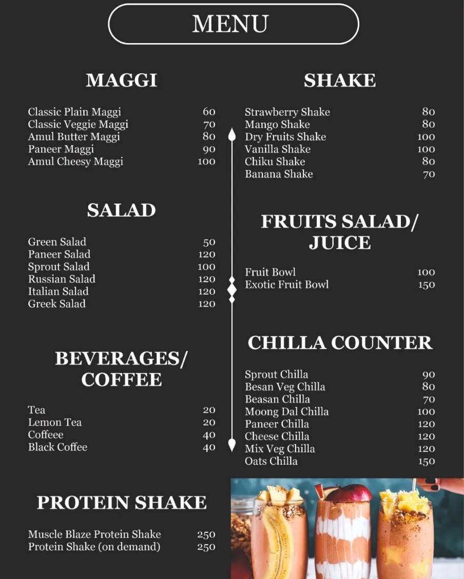 Menu at Cafe Chopped Leaf, Pune
