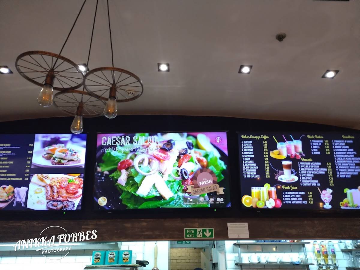 Menu at Chantal Cafe, London, 28 Ealing Broadway Shopping Centre