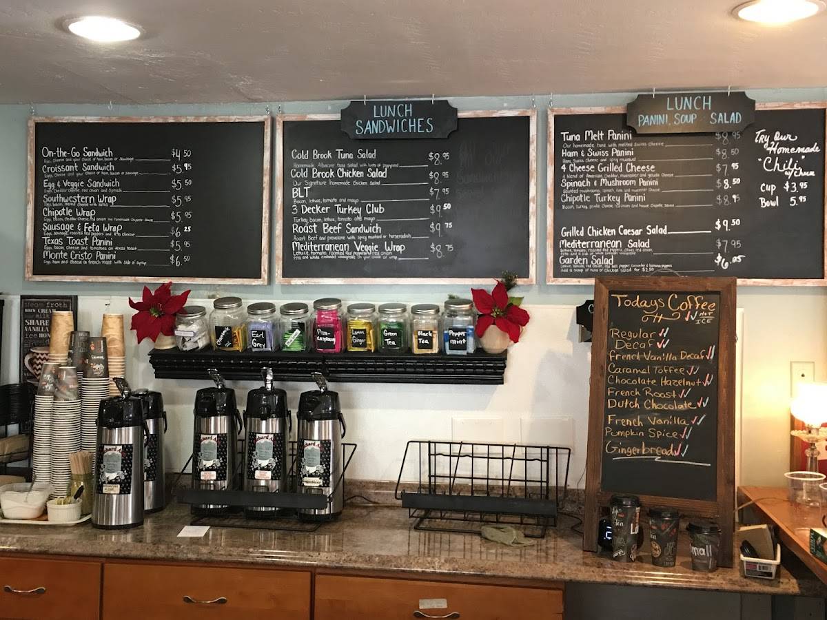 Menu at Cold Brook Cafe, Scituate