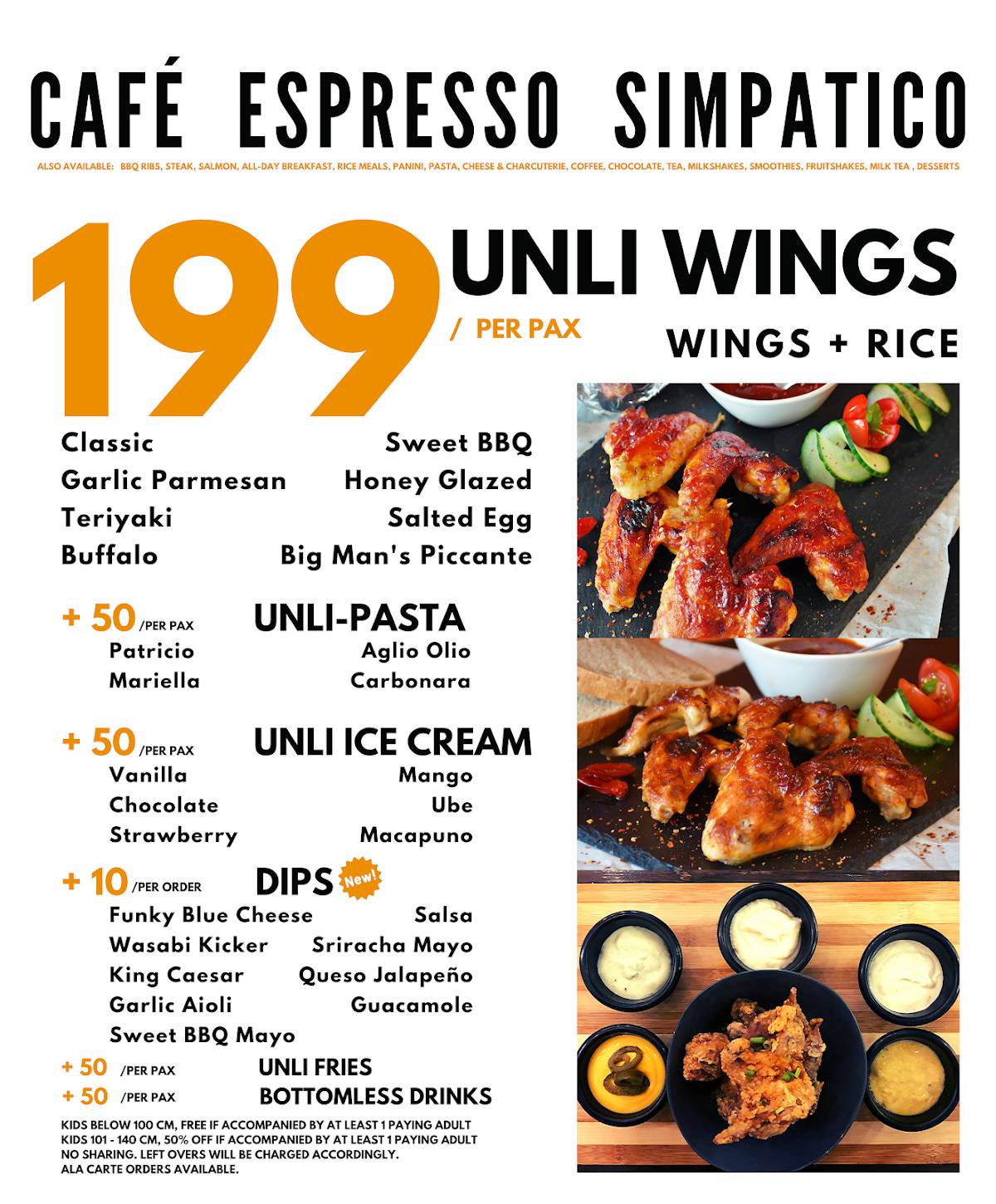 Menu at Café Espresso Simpatico cafe, Guiguinto