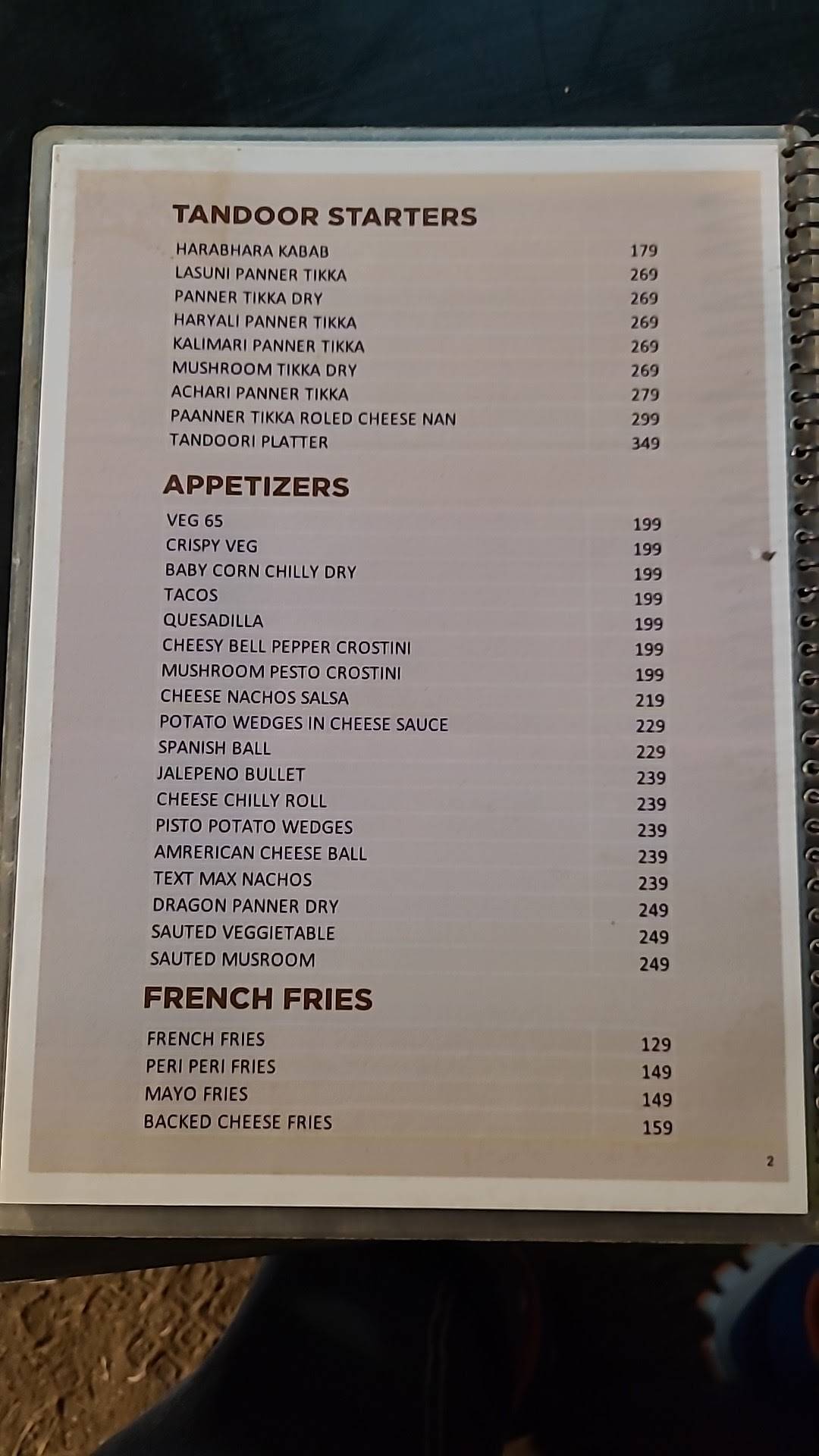 Menu at Hello Heaven Cafe, Ahmedabad