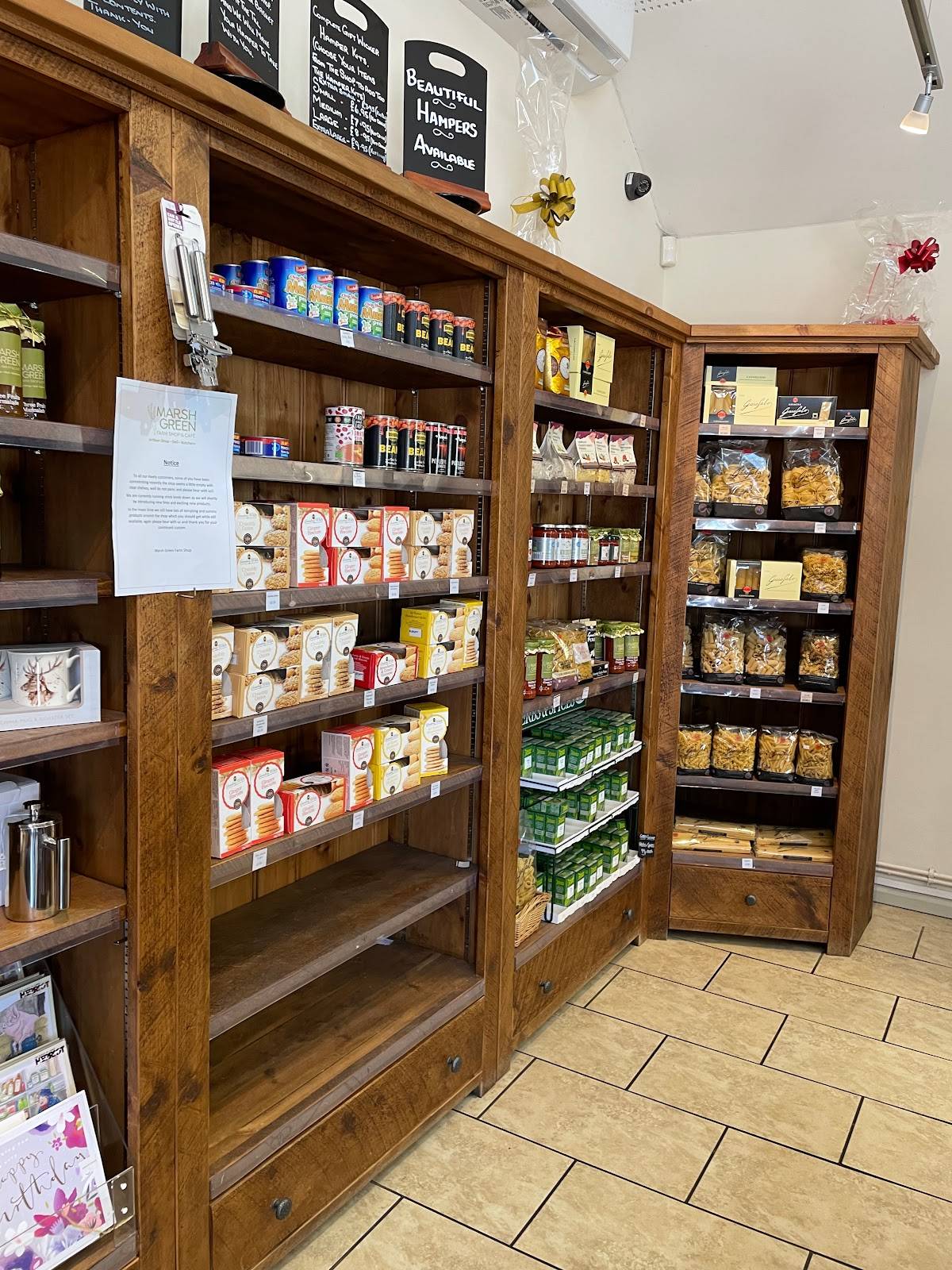 Menu at Marsh Green Farm Shop cafe, Chesterfield
