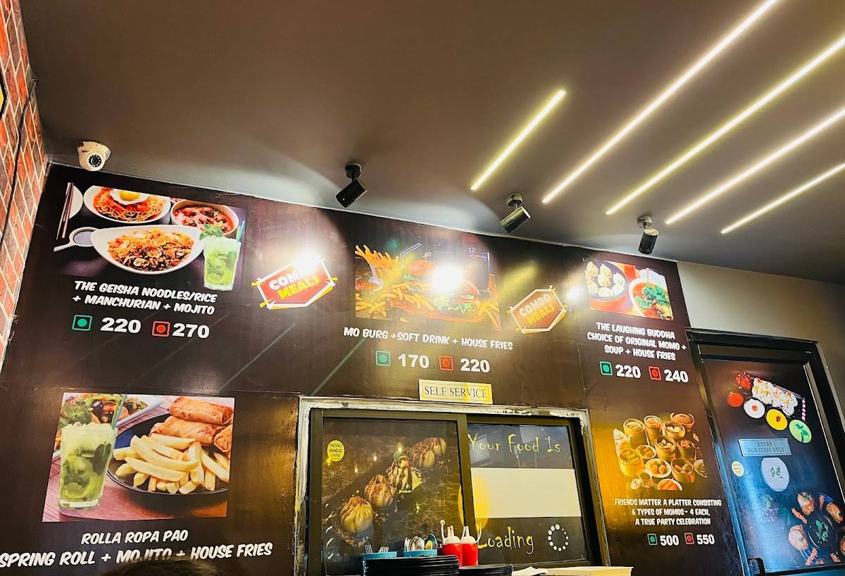 Menu at Momo magic cafe, Hyderabad