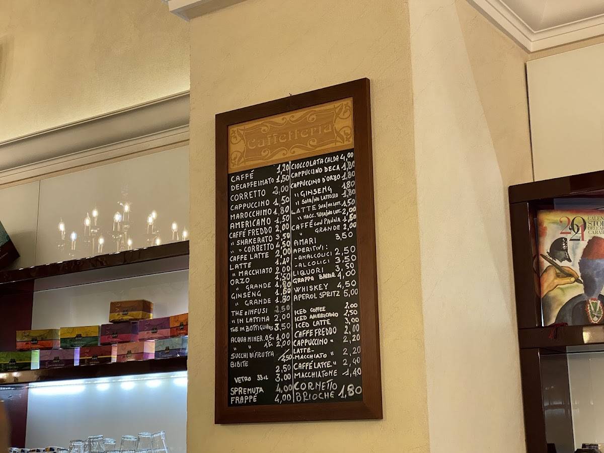 Carta de Regoli Pasticceria, Roma