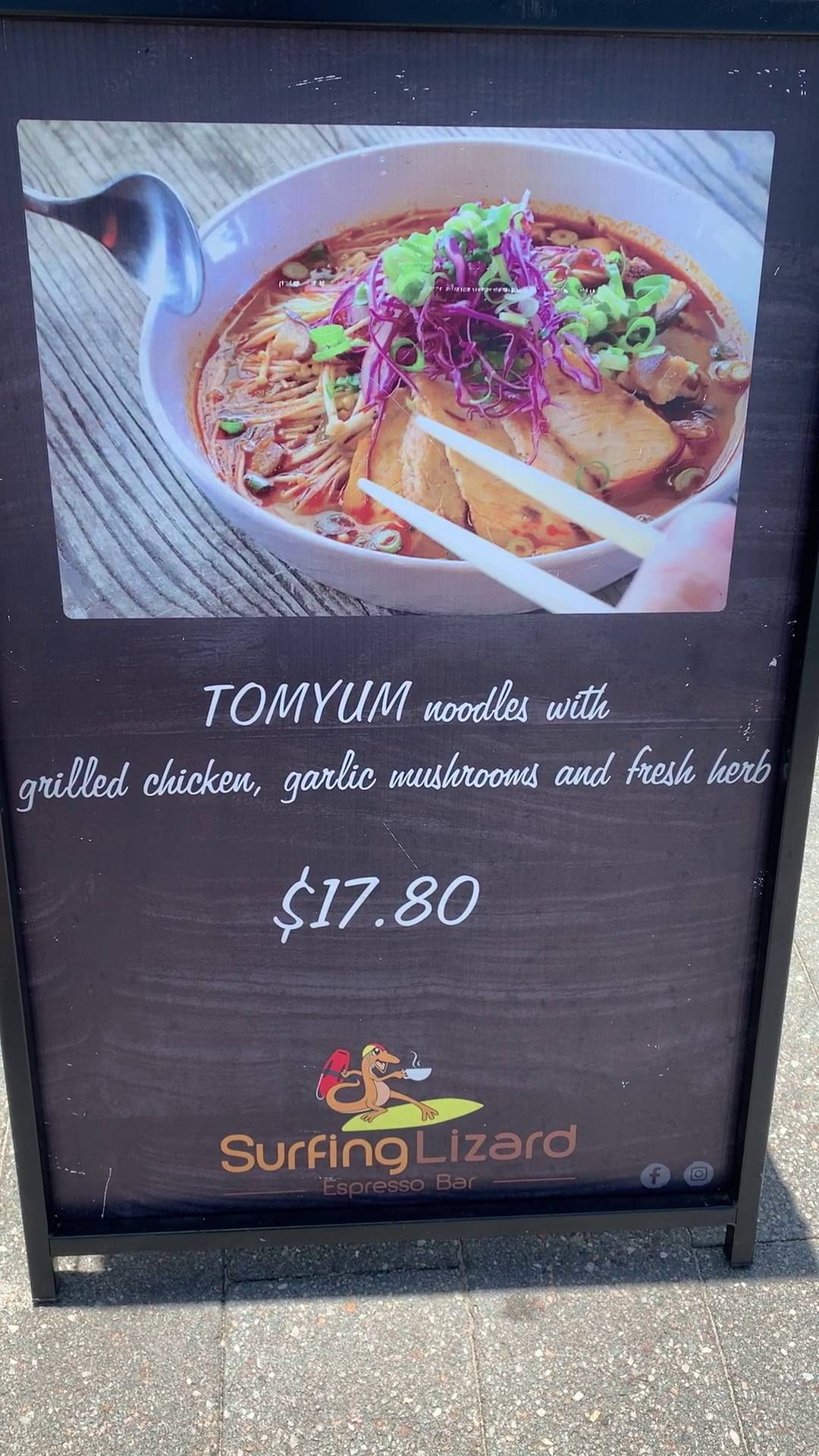 Menu at Surfing Lizard - Coogee cafe, Coogee