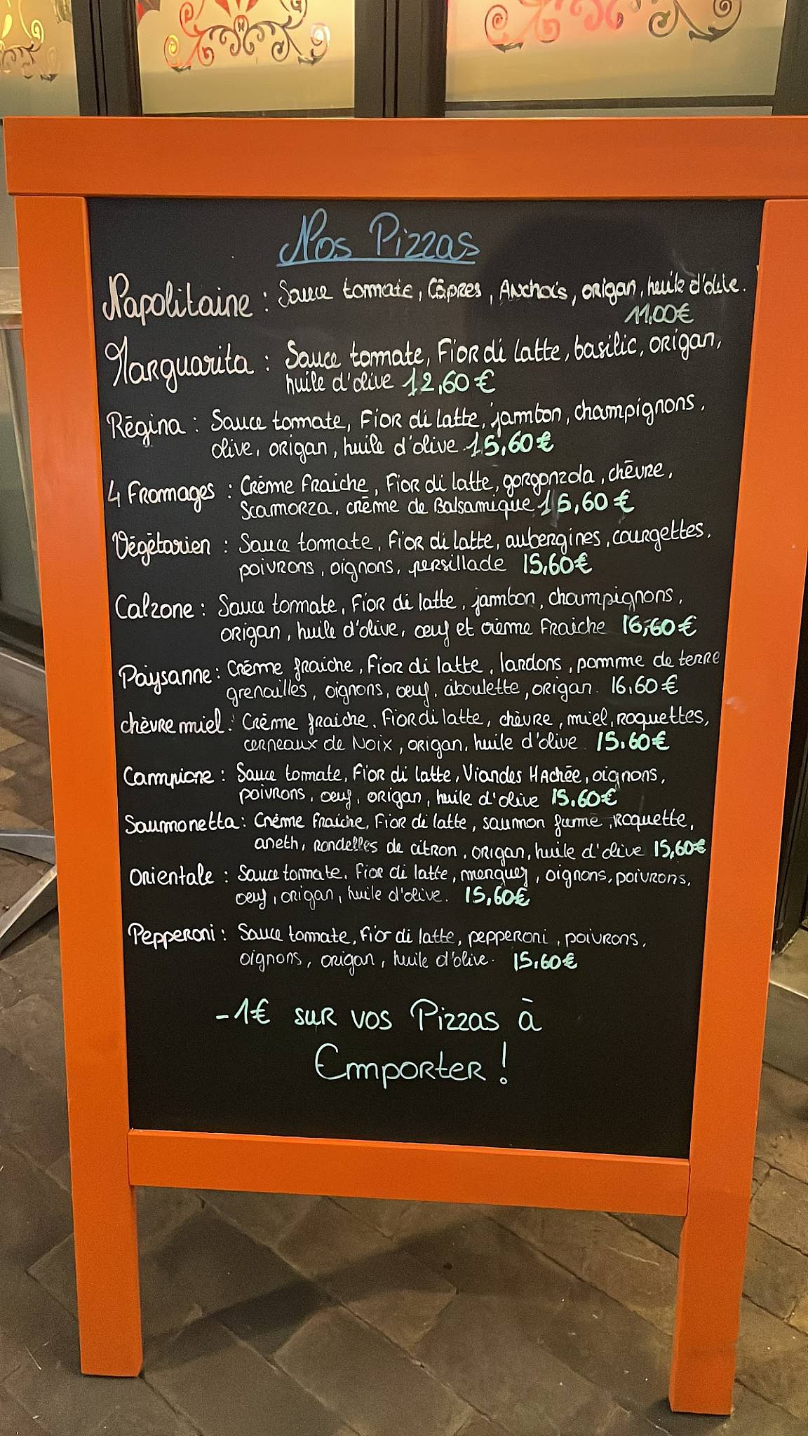 Menu at Café du Marché / Chez Nico, Beauchamp
