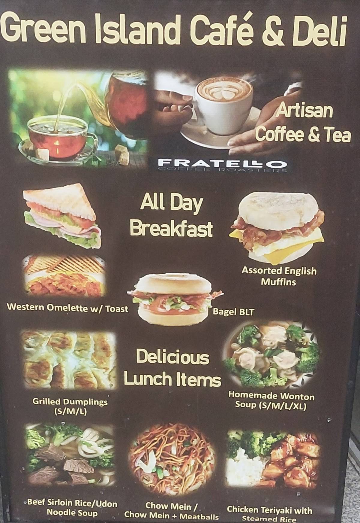 Menu at Green Island restaurant, Calgary, 10333 Southport Rd SW