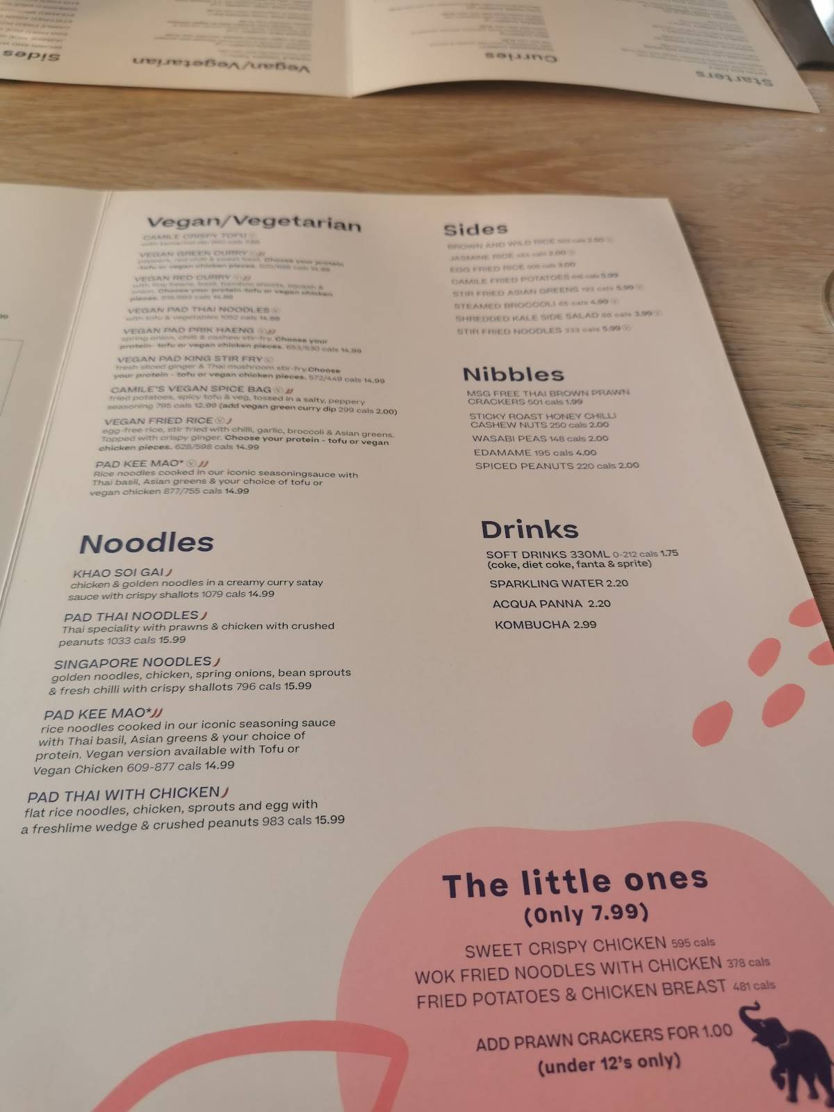 Menu at Camile Shankhill restaurant, Loughlinstown, Unit 3 & 4 Ashwood ...