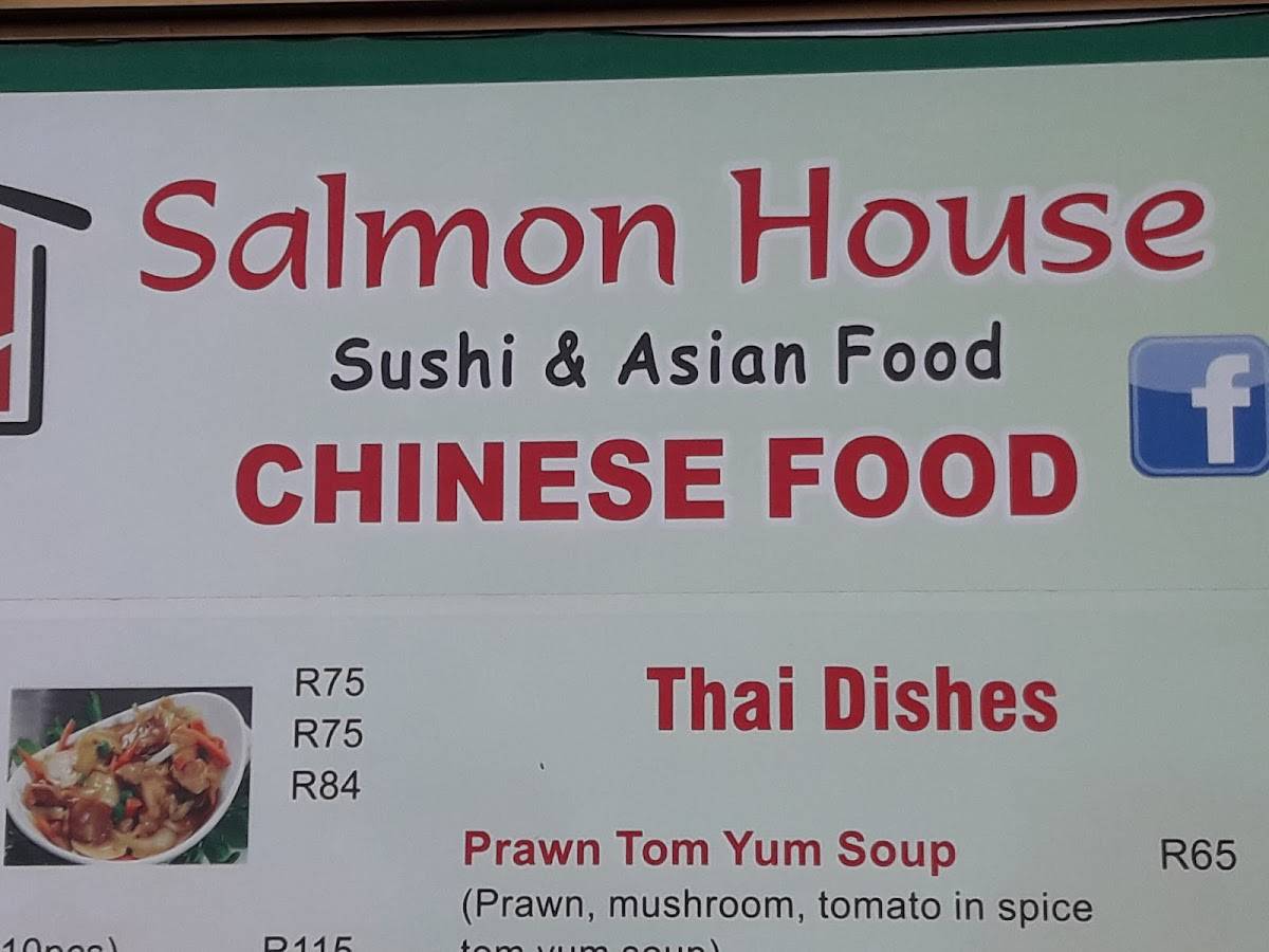 Menu at Salmon House Stellenberg restaurant, Cape Town, 40 Haarlem Rd