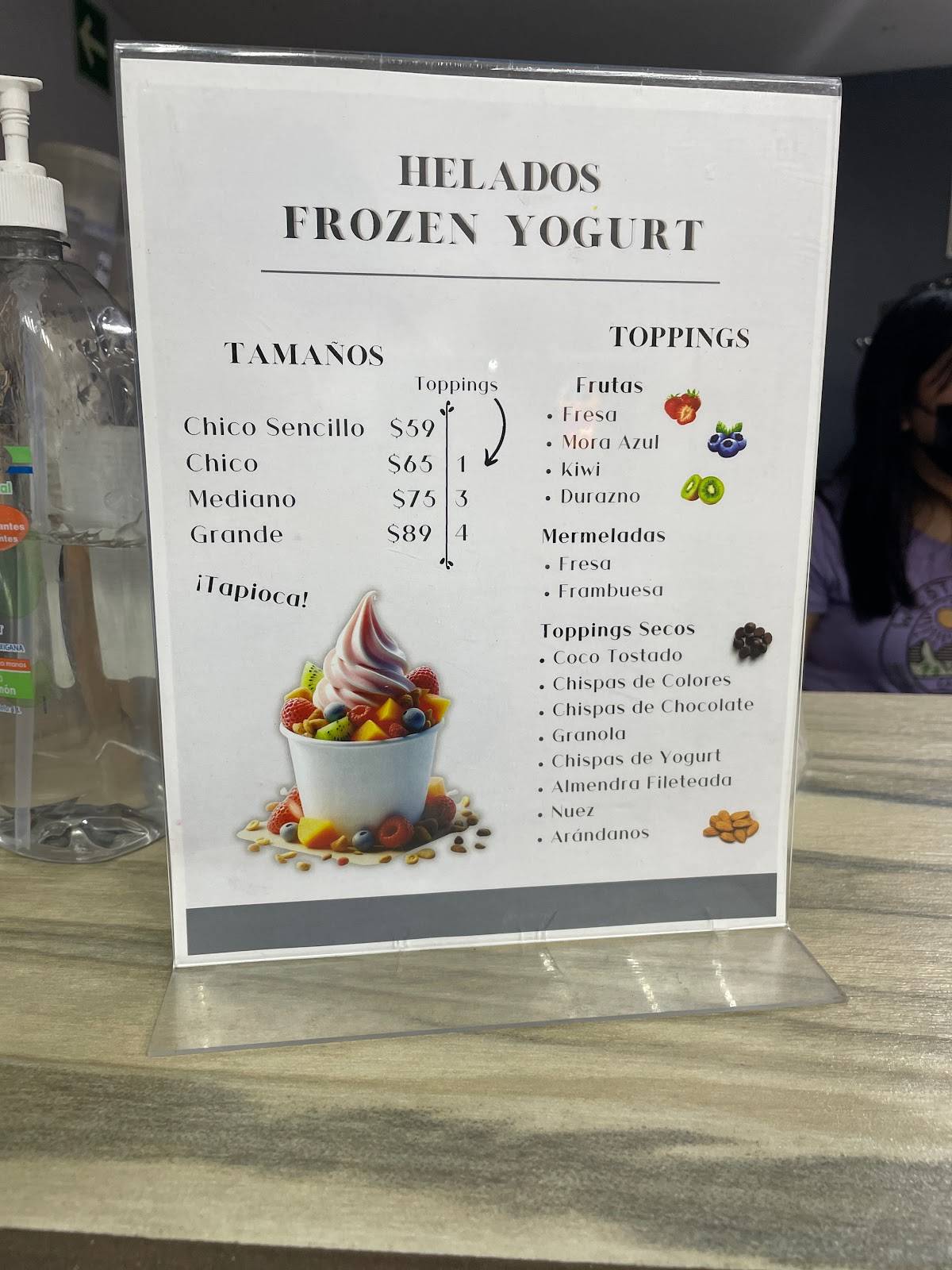 Menu at Cassava Bubble Tea & Coffee cafe, Cabo San Lucas